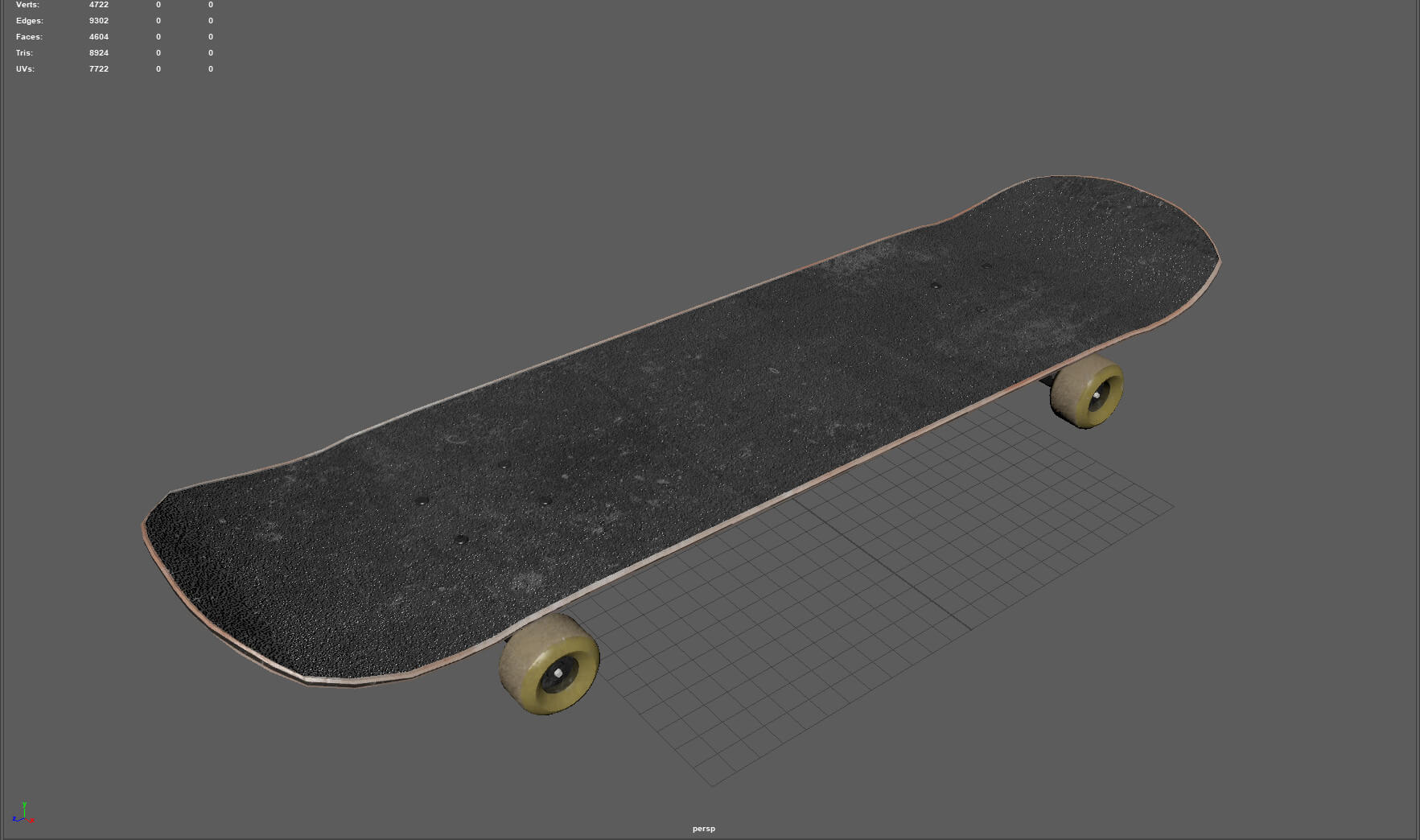 Skateboard - 3D Model by sanchiesp