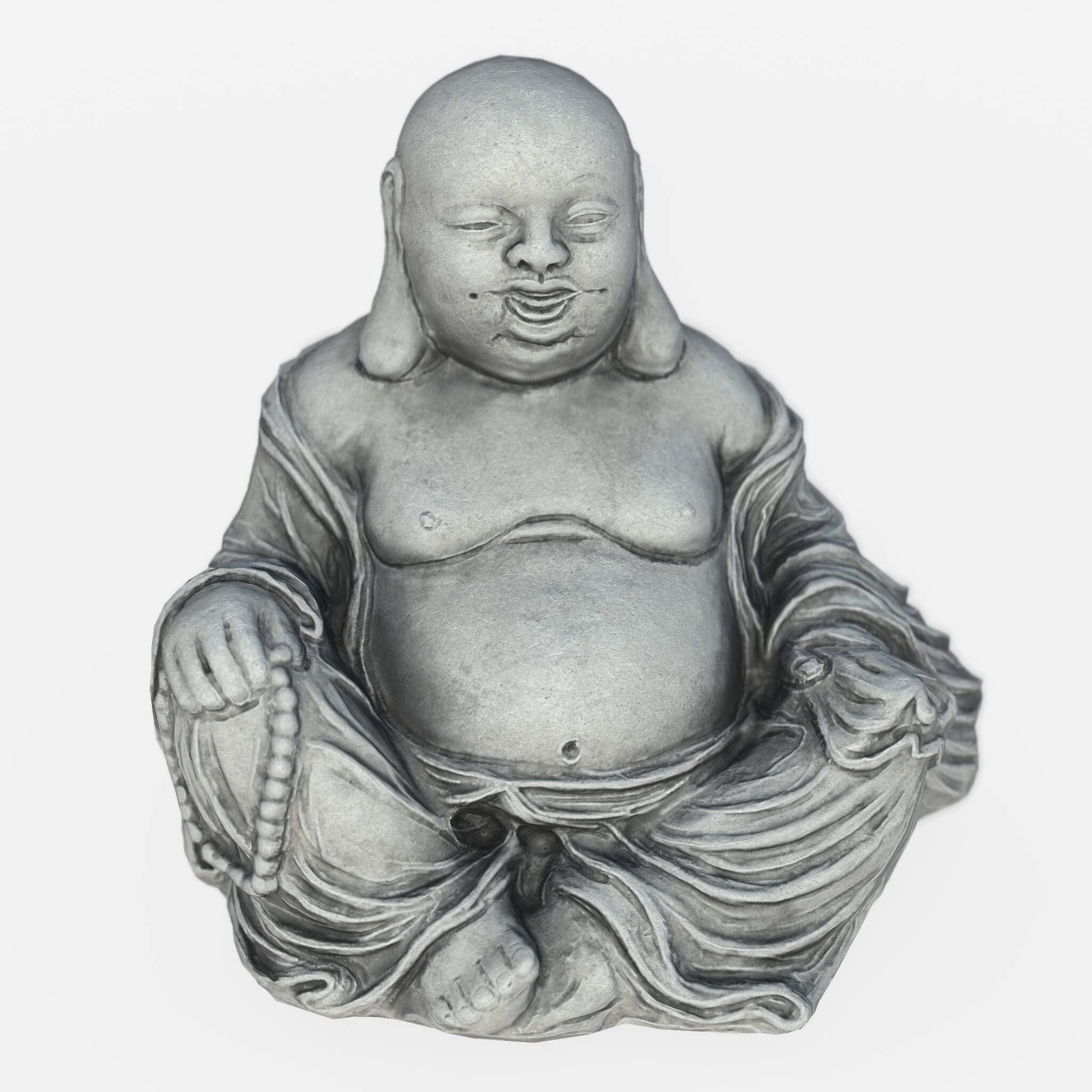 Smiling Buddha - 3D Model by sanchiesp