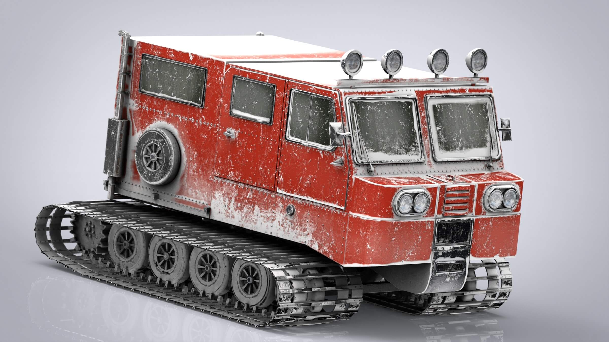 Snowcat - 3D Model by sanchiesp