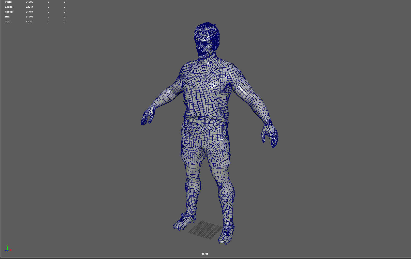 Soccer Player - 3D Model by sanchiesp