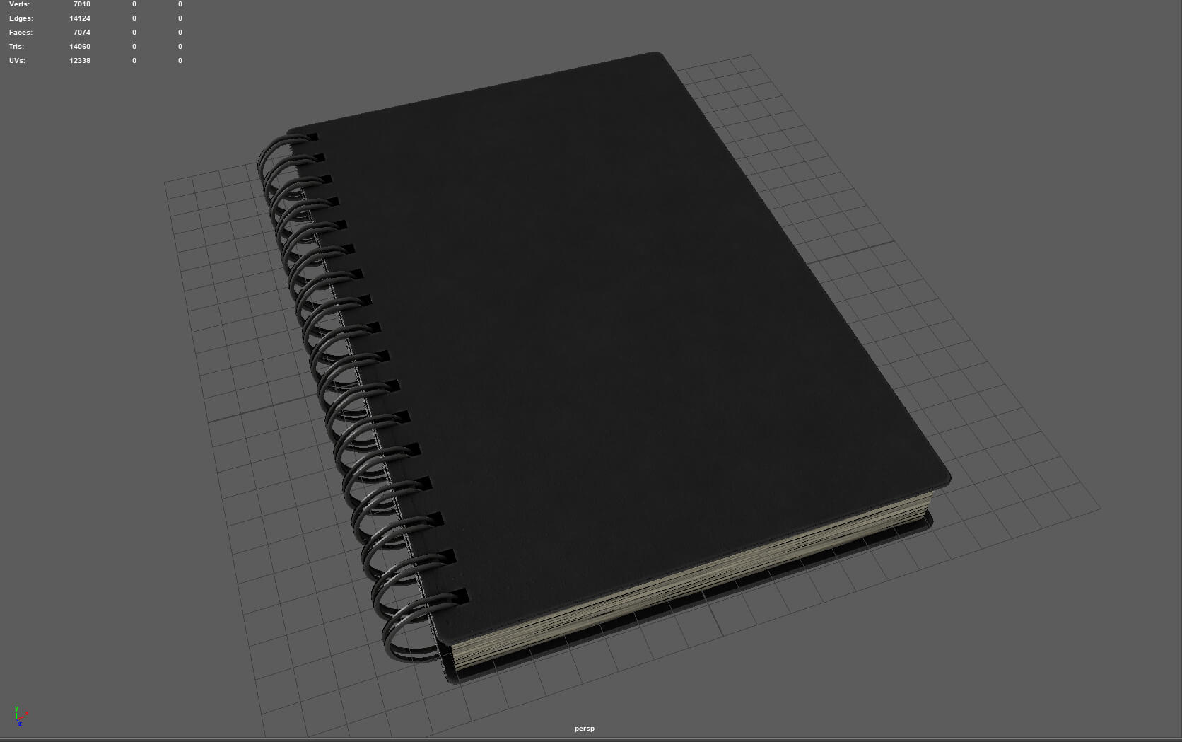 Spiral Notebooks - 3D Model by sanchiesp