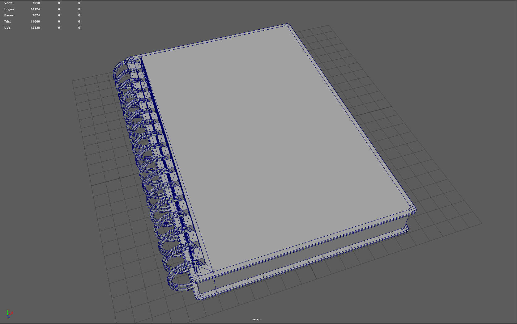 Spiral Notebooks - 3D Model by sanchiesp