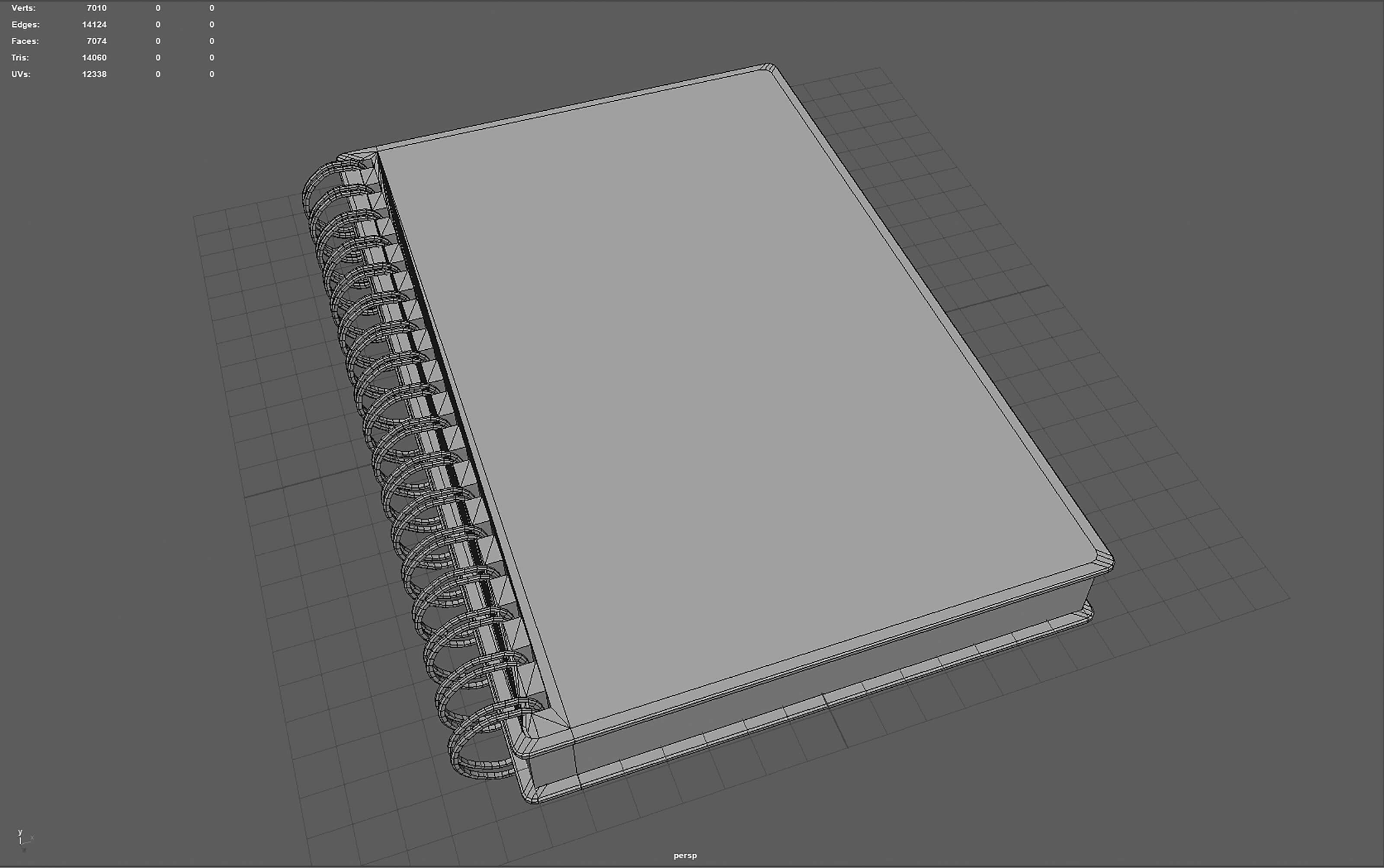 Spiral Notebooks - 3D Model by sanchiesp