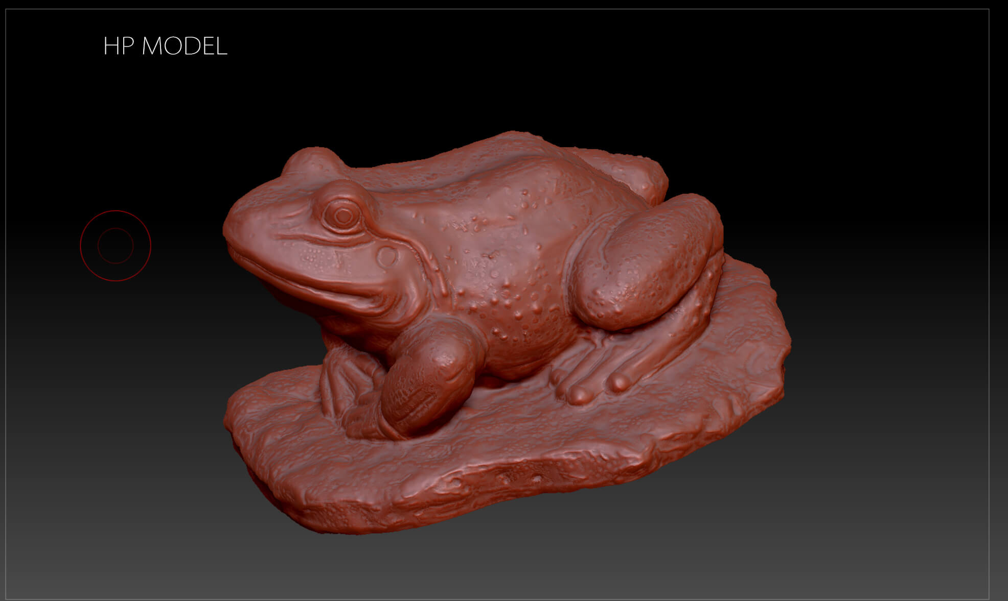 Stone Toad for Garden - 3D Model by sanchiesp