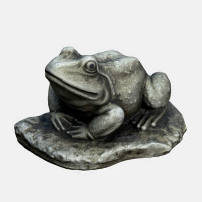 Stone Toad for Garden - 3D Model by sanchiesp