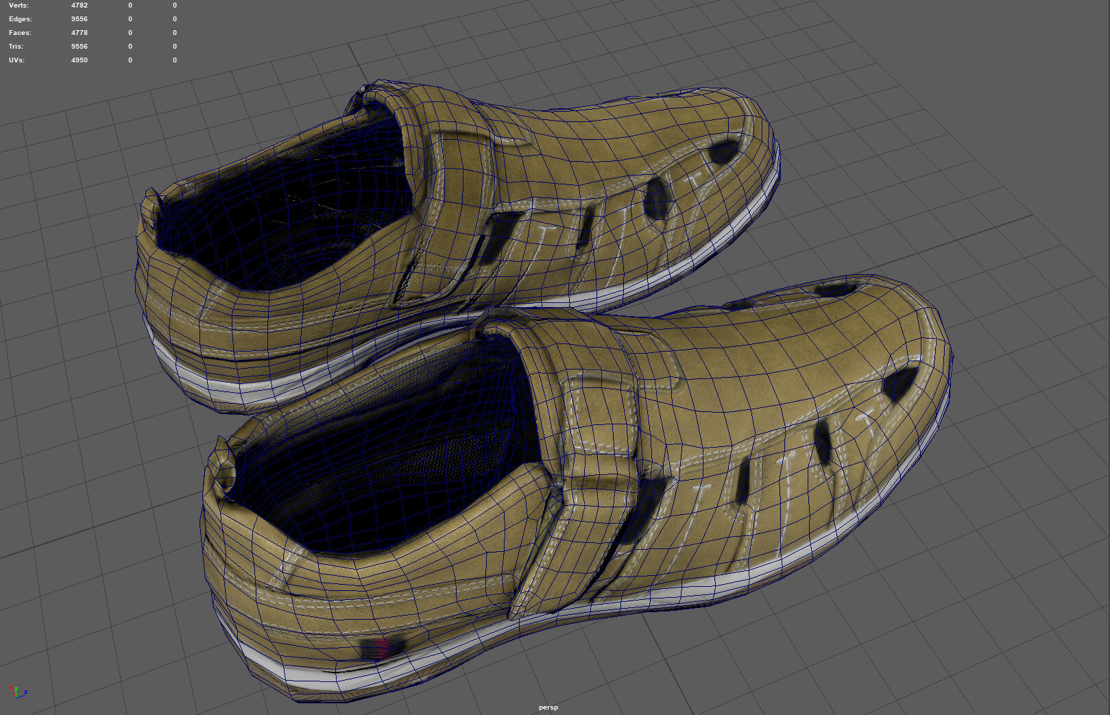 Summer Leather Slippers - 3D Model by sanchiesp