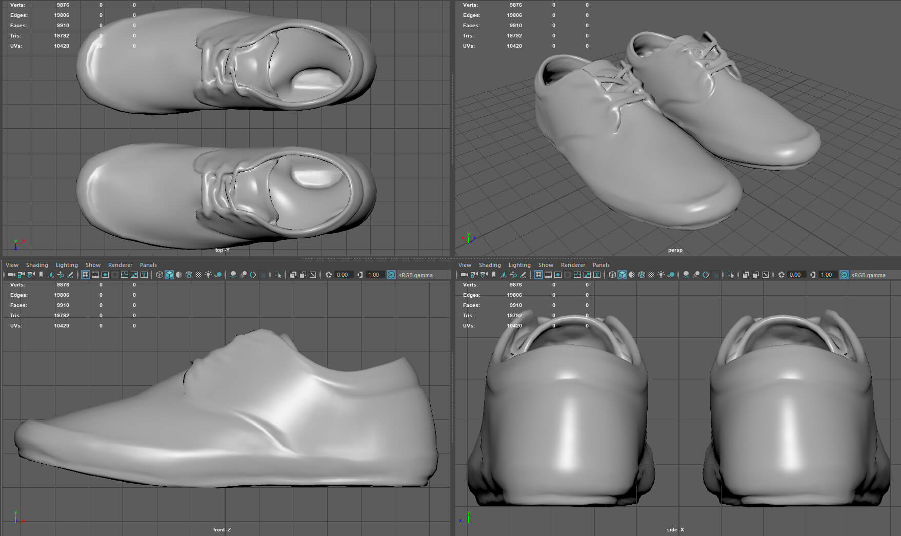 Summer Shoes 2 - 3D Model by sanchiesp
