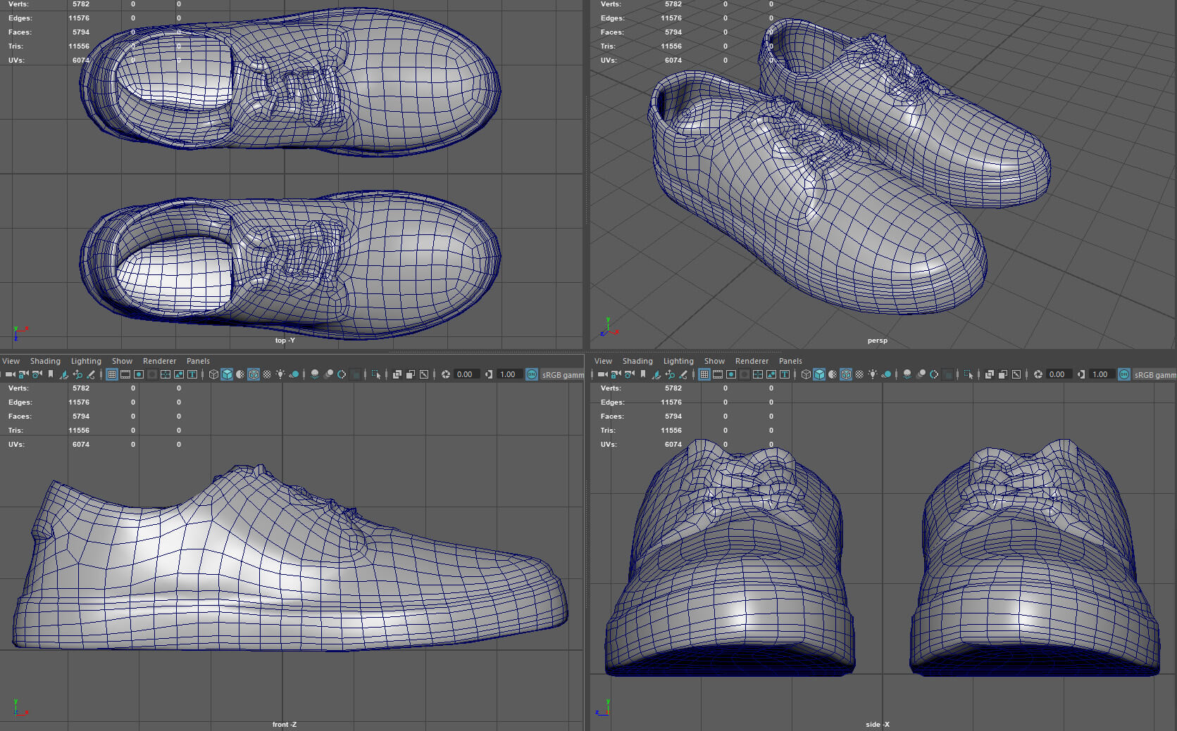 Summer Shoes - 3D Model by sanchiesp