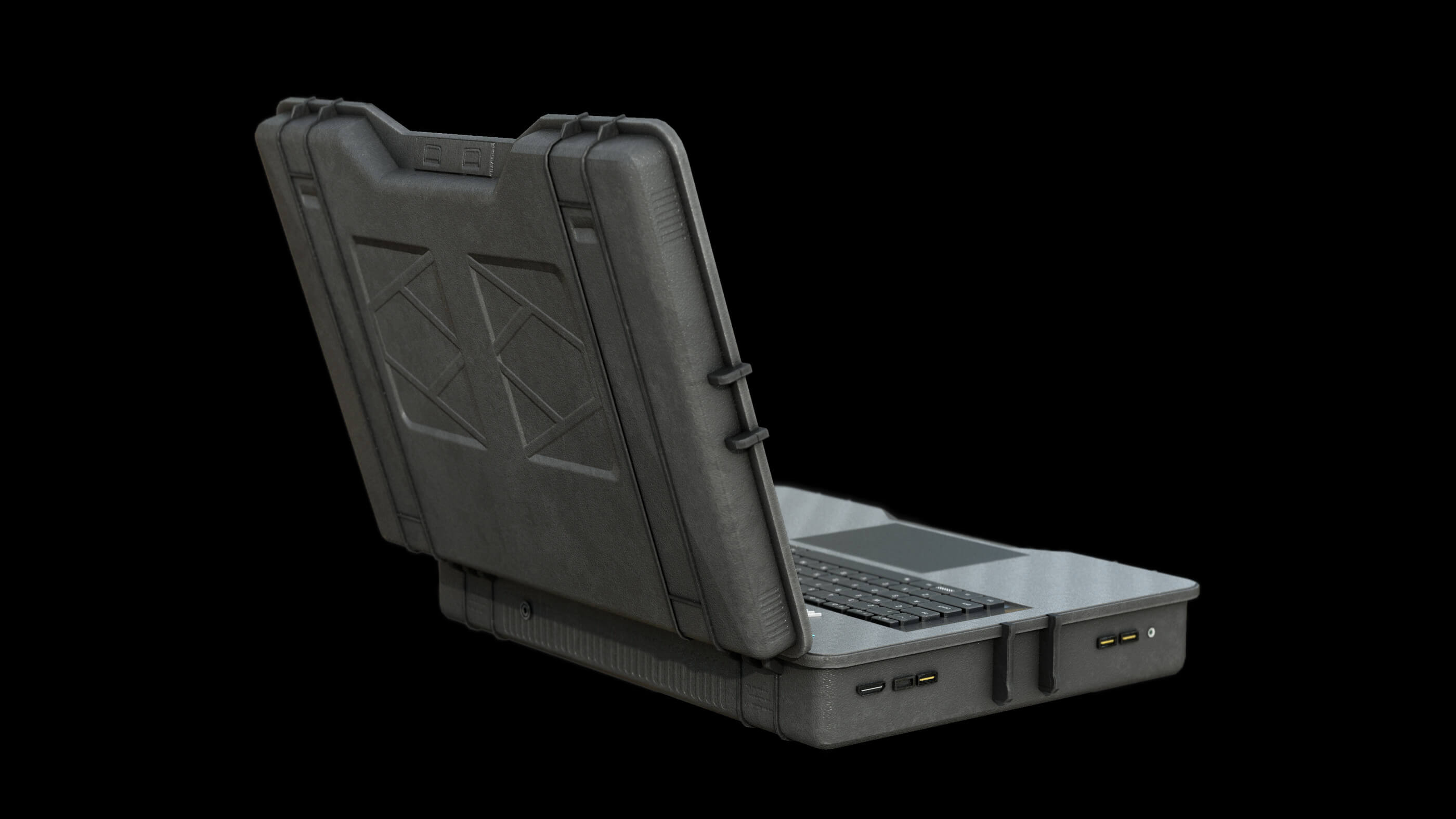 Tactical Laptop - 3D Model by sanchiesp
