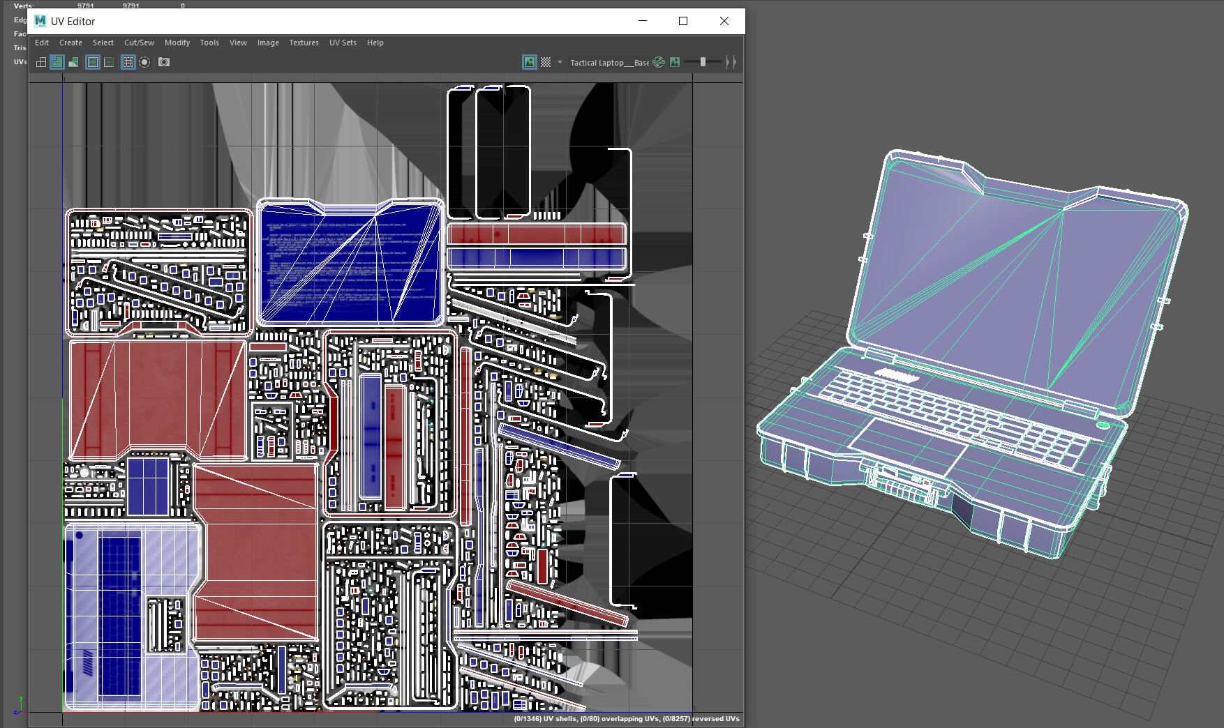 Tactical Laptop - 3D Model by sanchiesp