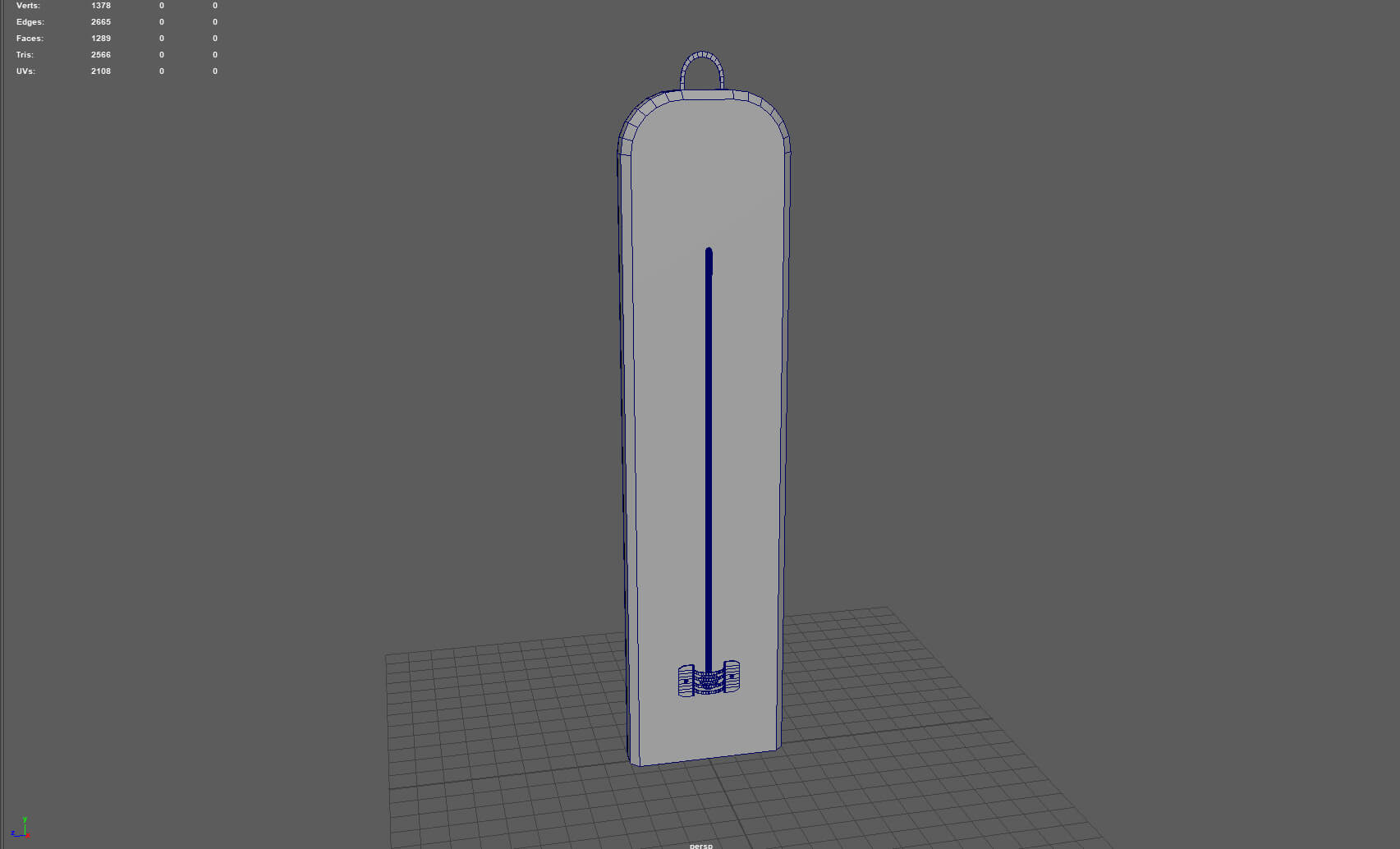 Taditional Wooden Thermometer - 3D Model by sanchiesp