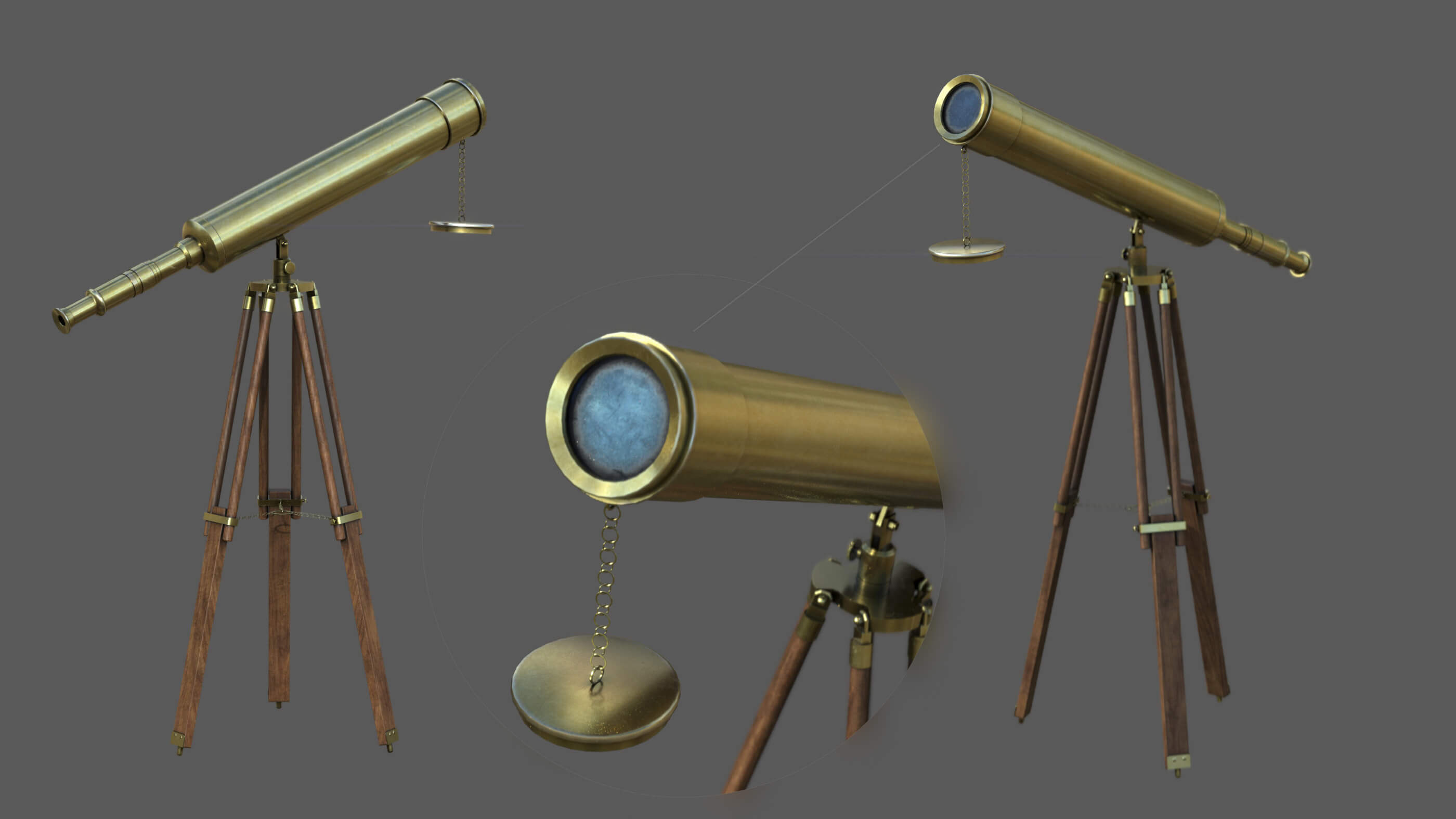 Telescope - 3D Model by sanchiesp