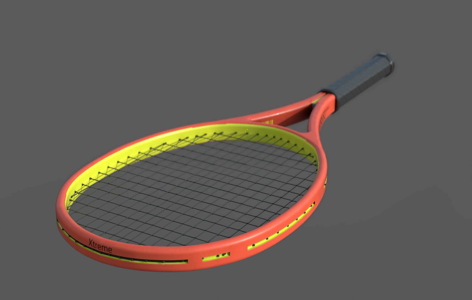Tennis Racket - 3D Model by sanchiesp