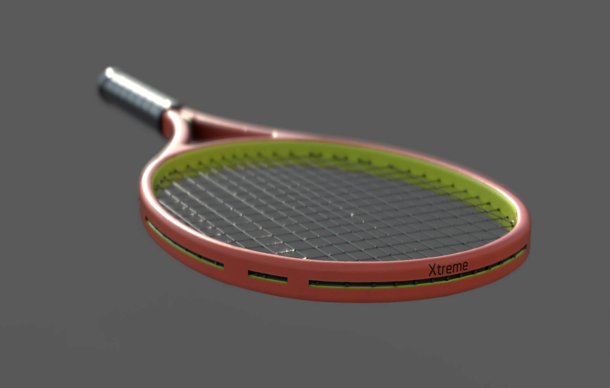 Tennis Racket - 3D Model by sanchiesp