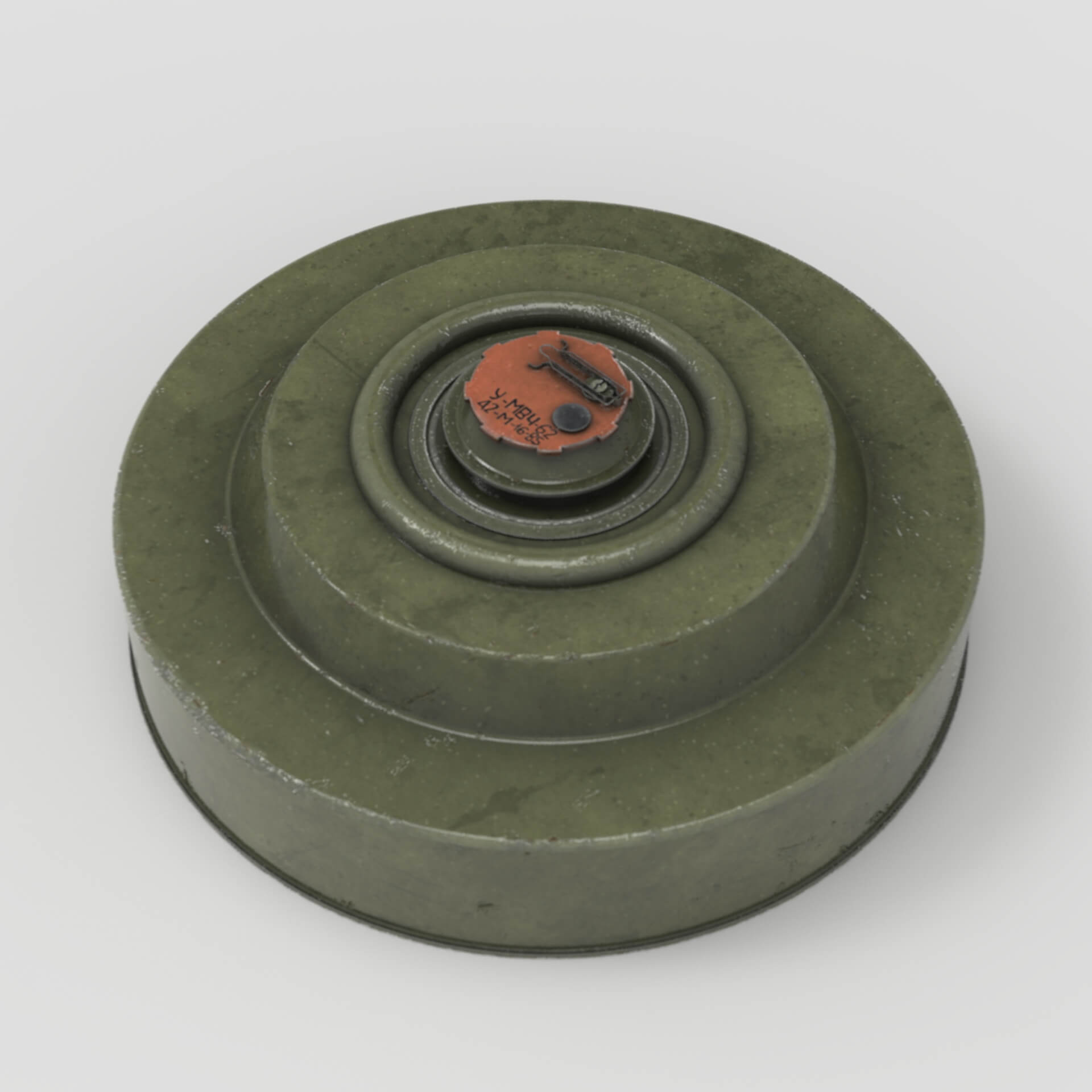 Tm-62 Soviet anti-tank mine 3D Model by sanchiesp