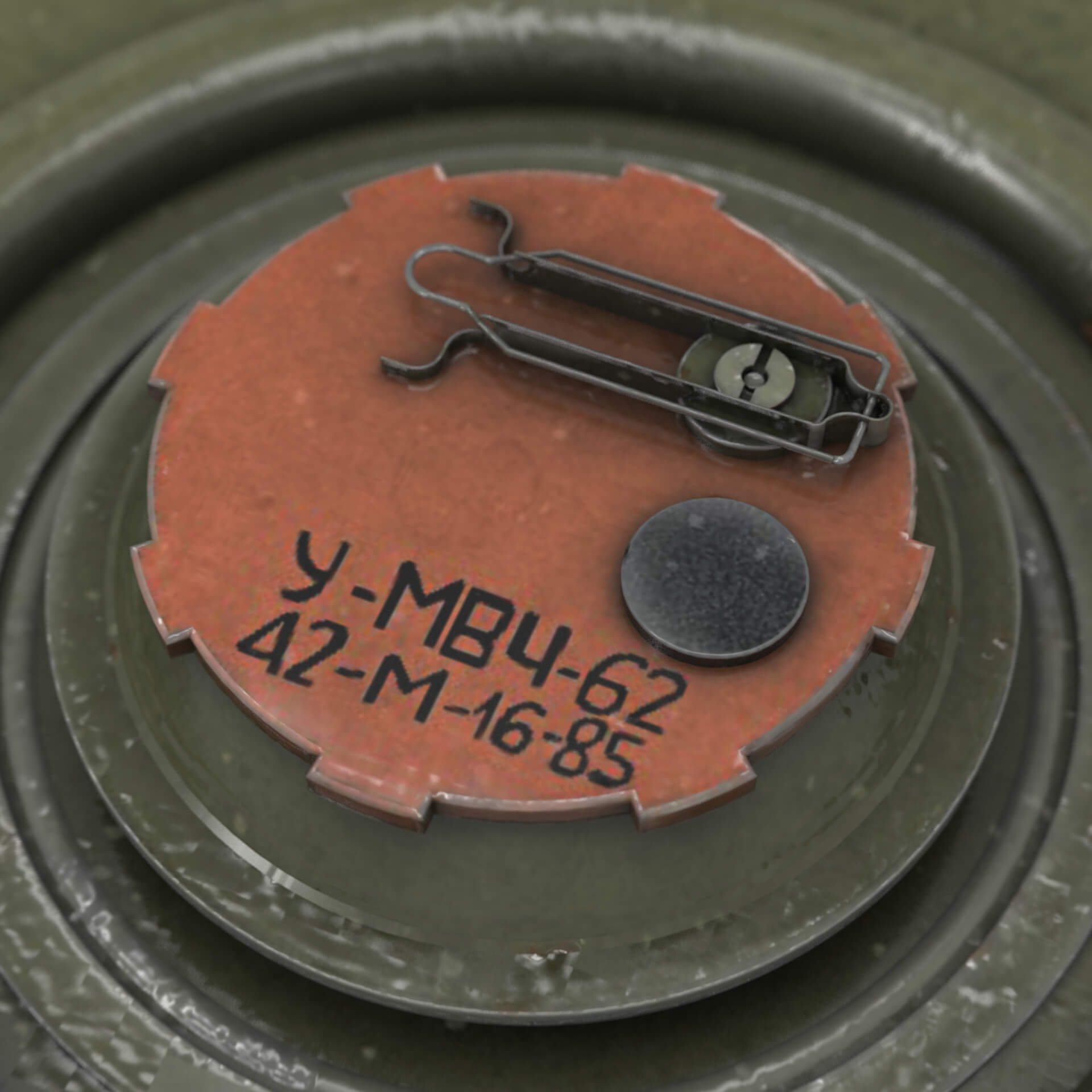 Tm-62 Soviet anti-tank mine 3D Model by sanchiesp