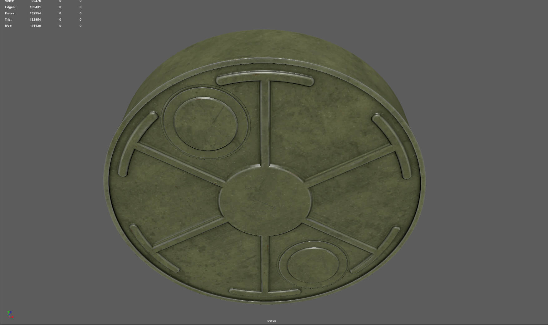Tm-62 Soviet anti-tank mine 3D Model by sanchiesp