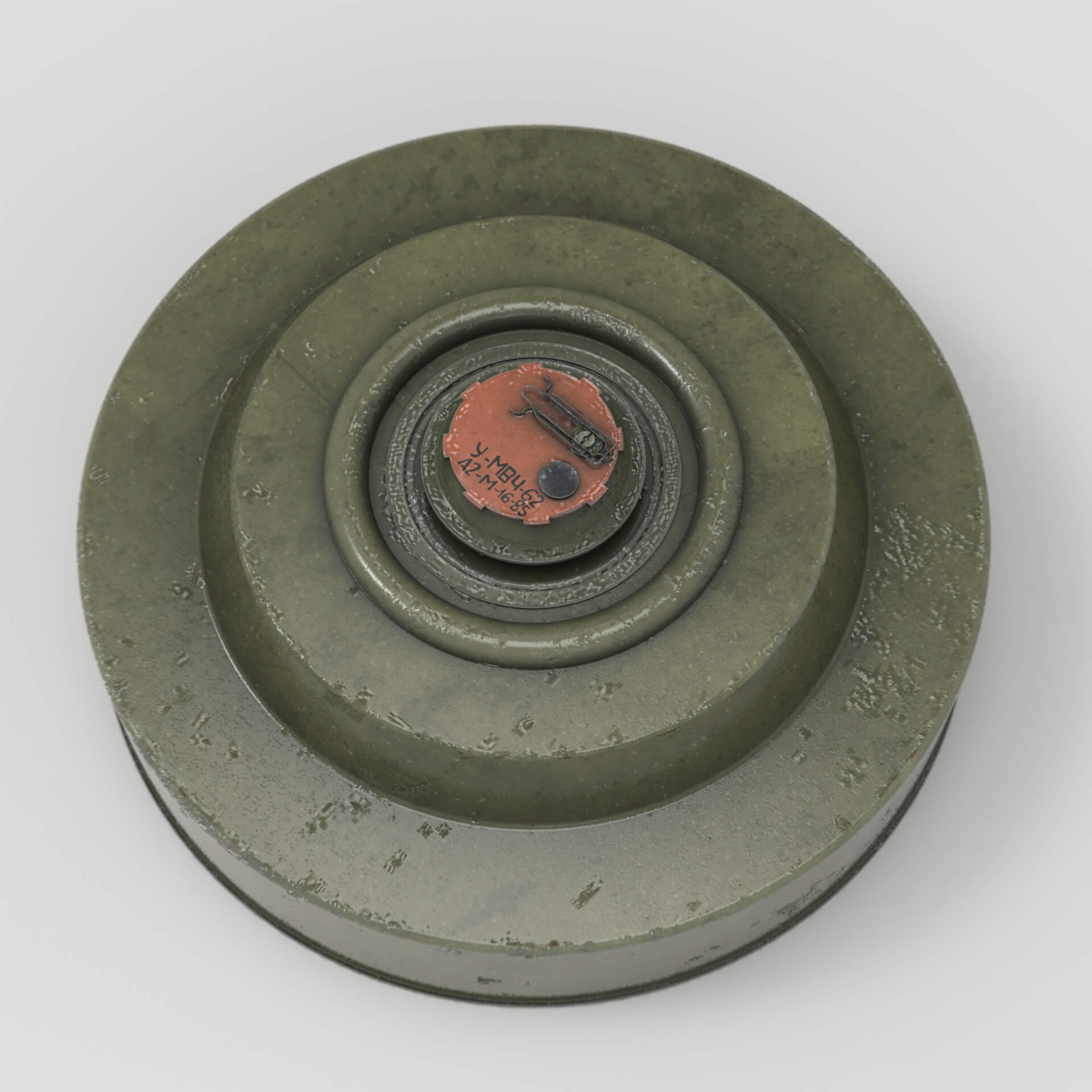 Tm-62 Soviet anti-tank mine 3D Model by sanchiesp