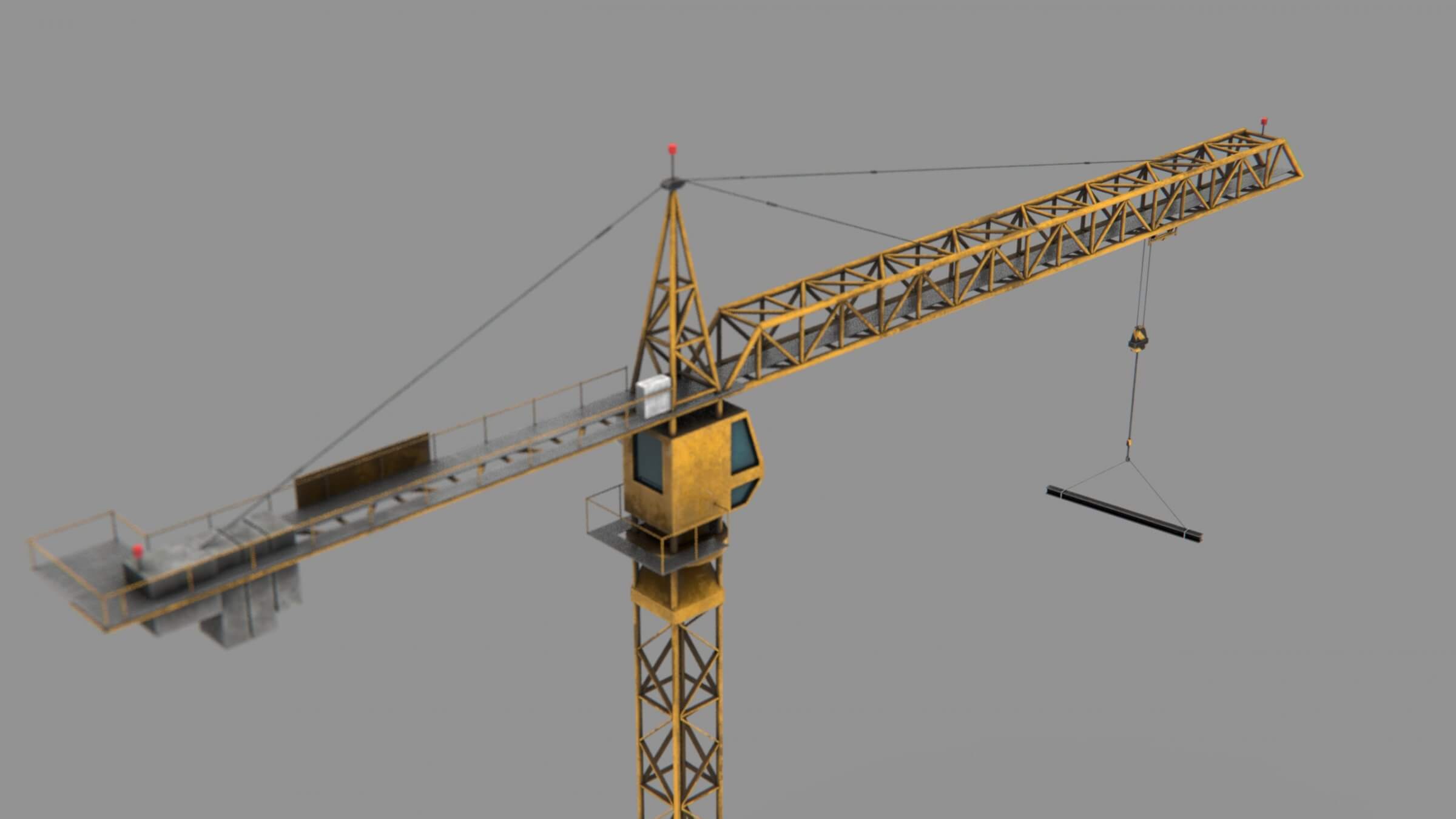 Tower Crane - 3D Model by sanchiesp