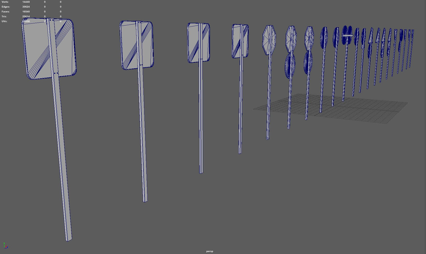 Traffic Signals - 3D Model by sanchiesp