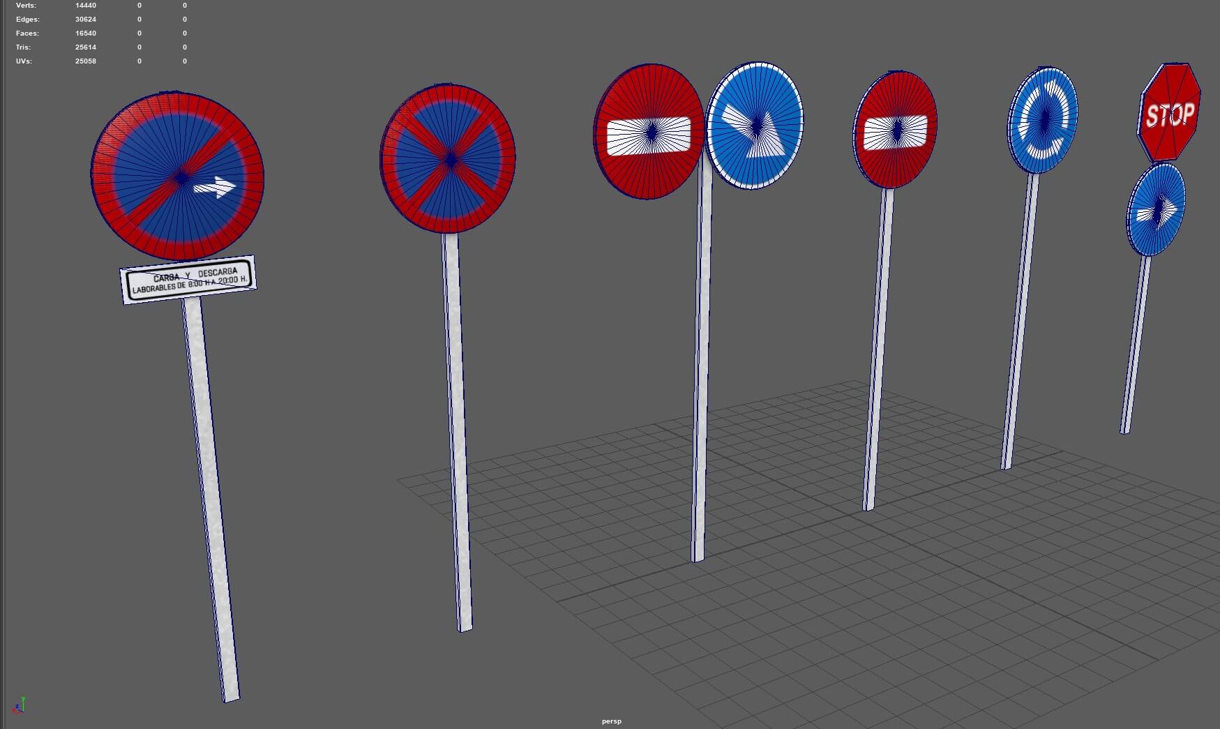 Traffic Signals - 3D Model by sanchiesp