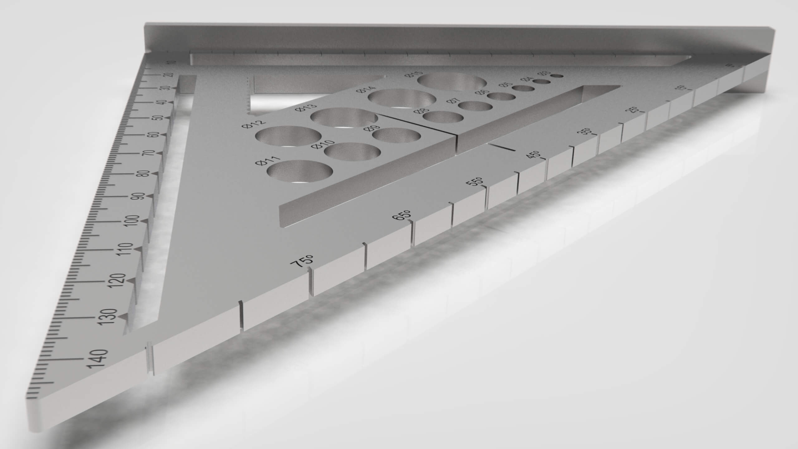 Ultimate Multi Functional Carpenters Square - 3D Model by sanchiesp