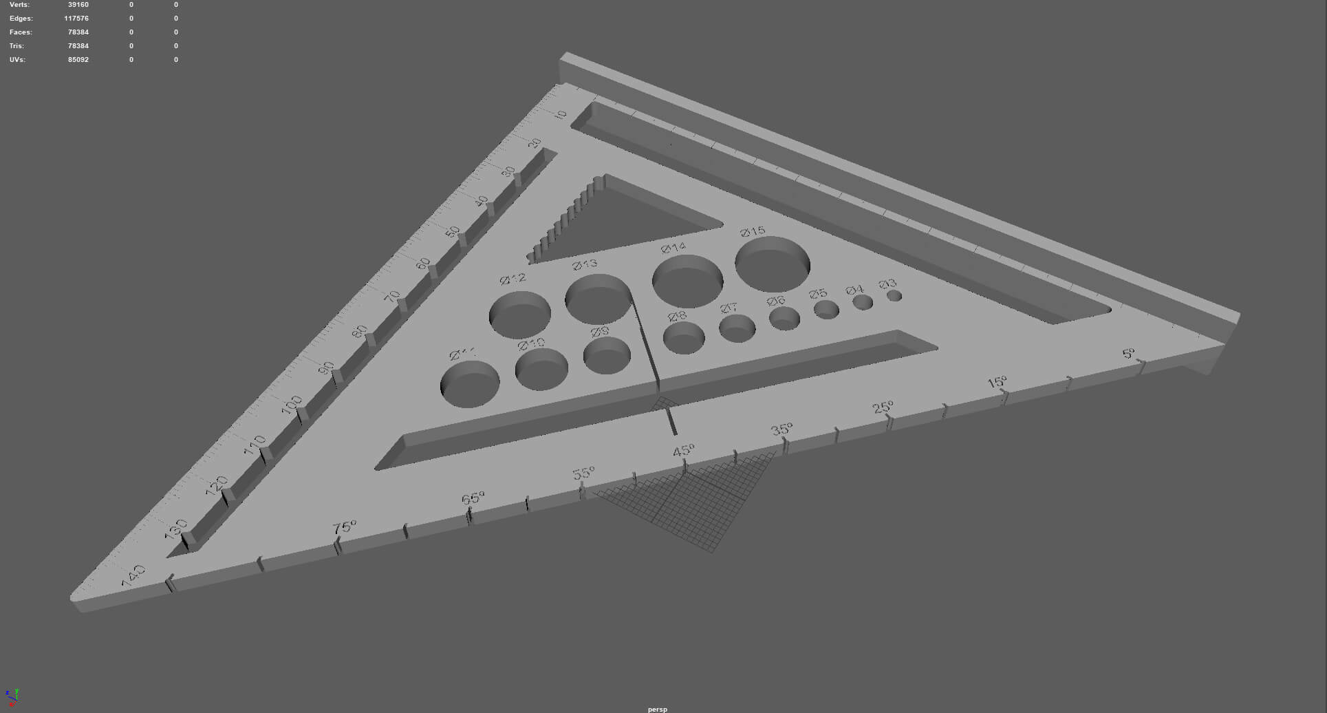 Ultimate Multi Functional Carpenters Square - 3D Model by sanchiesp