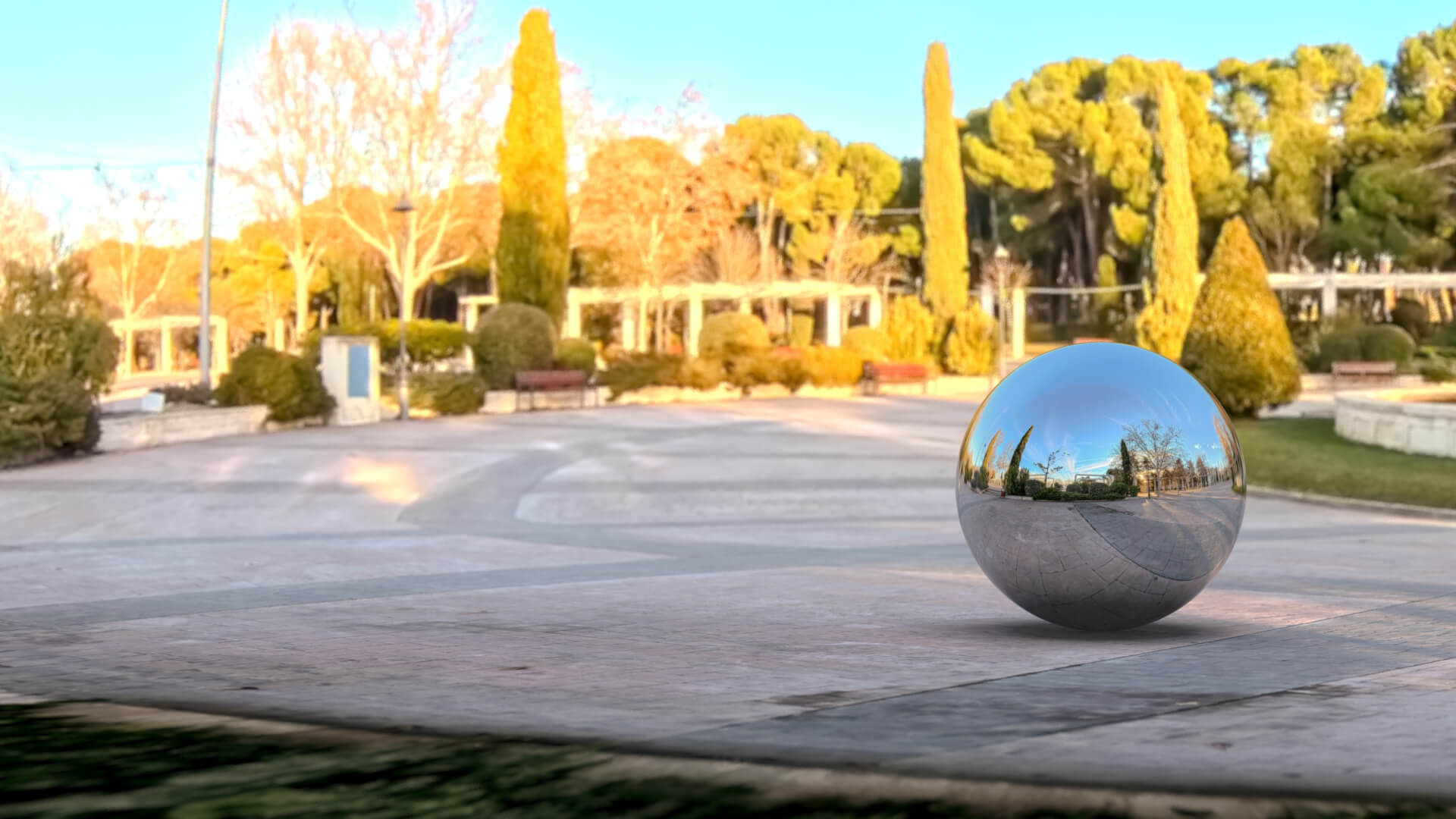 Urban Sunset Plaza HDRI (8192x4096) – 32-bit EXR/HDR + HDR Image by ...