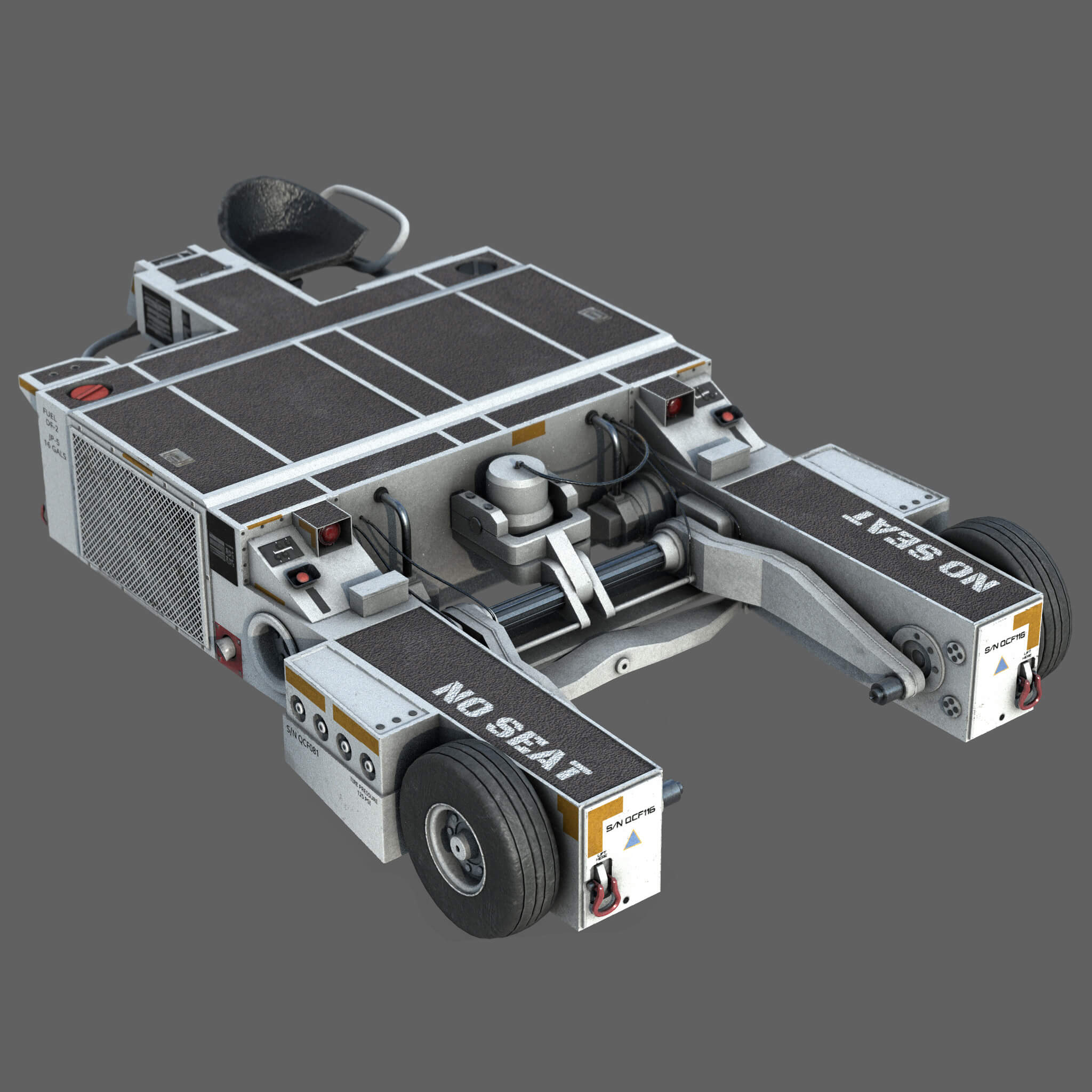 US Navy Tractor AS32 - 3D Model by sanchiesp