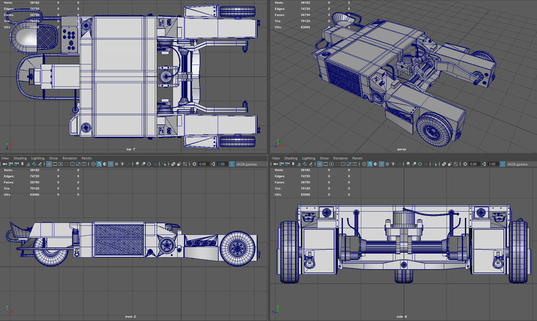 US Navy Tractor AS32 - 3D Model by sanchiesp