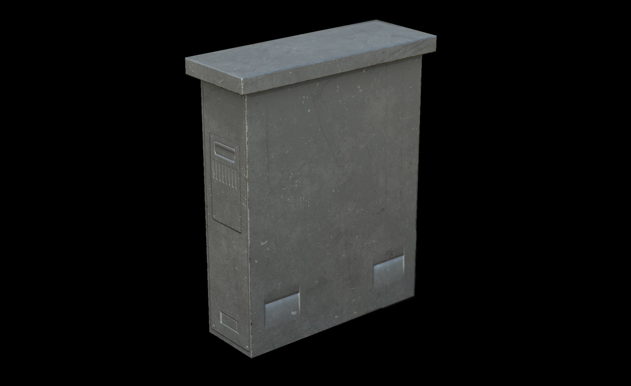 Realitic Utility Box - 3D Model by sanchiesp