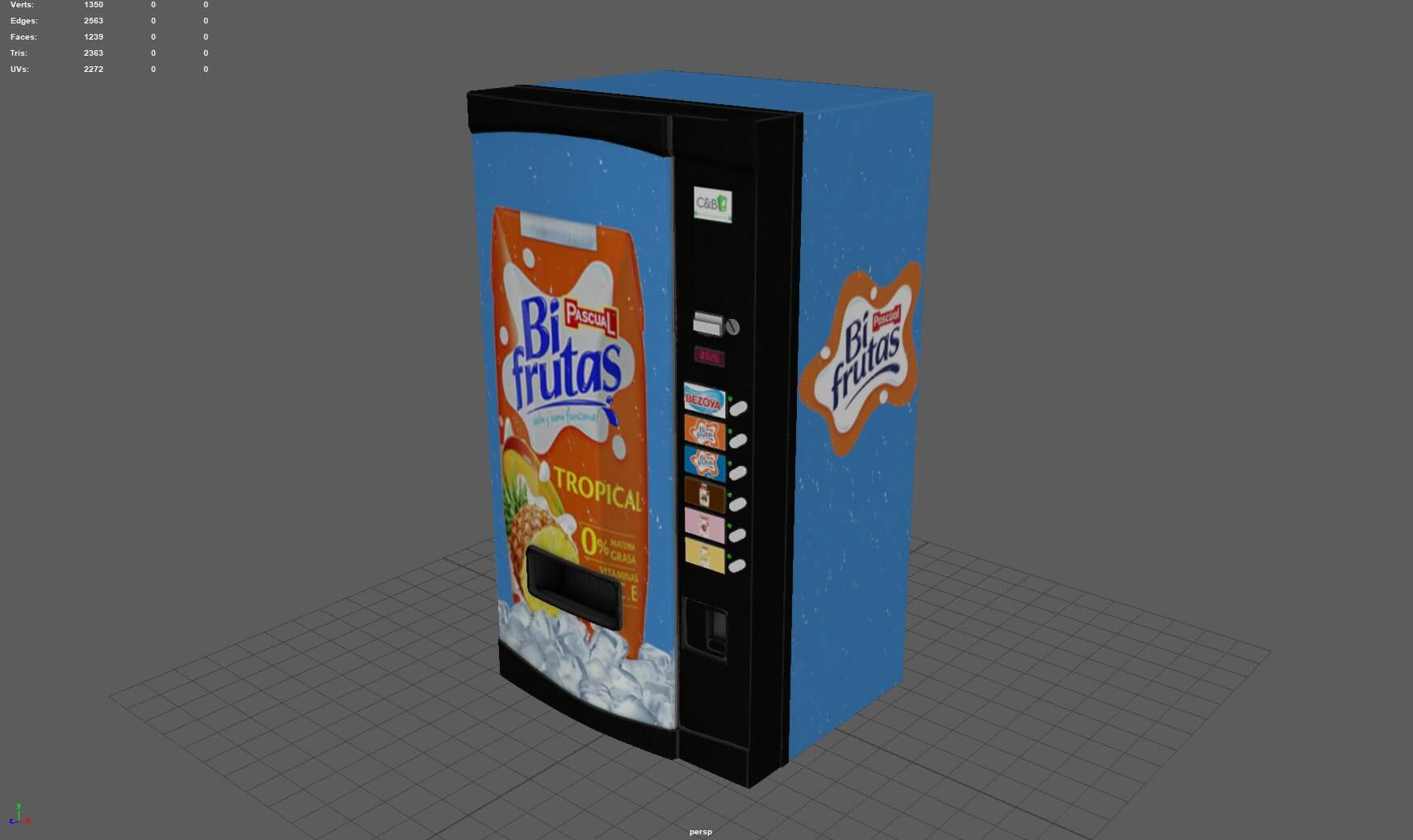 Vending Machine - 3D Model by sanchiesp