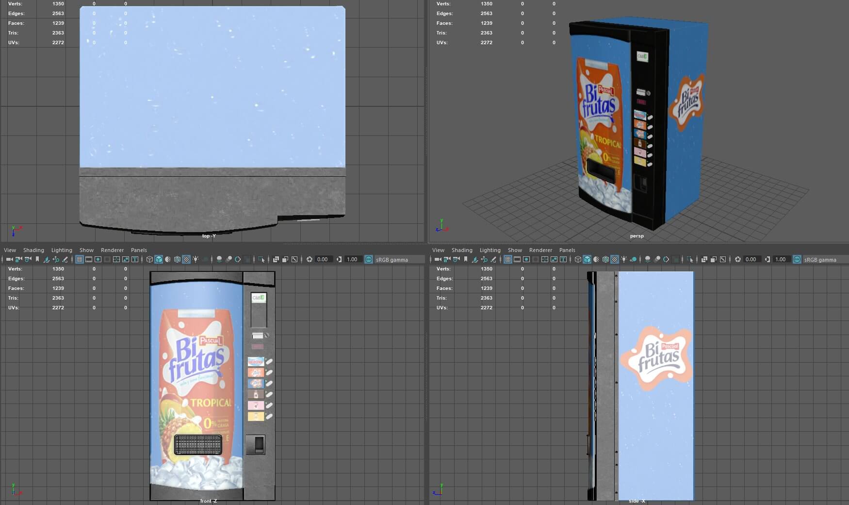 Vending Machine - 3D Model by sanchiesp