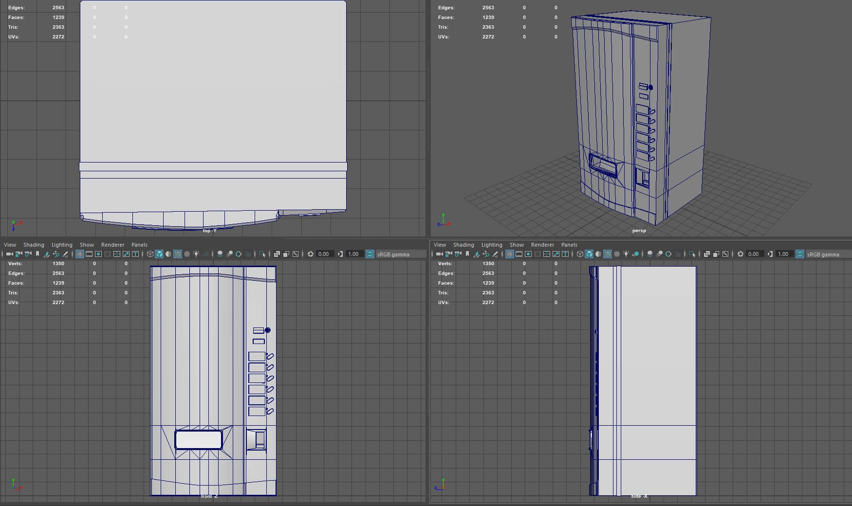Vending Machine - 3D Model by sanchiesp