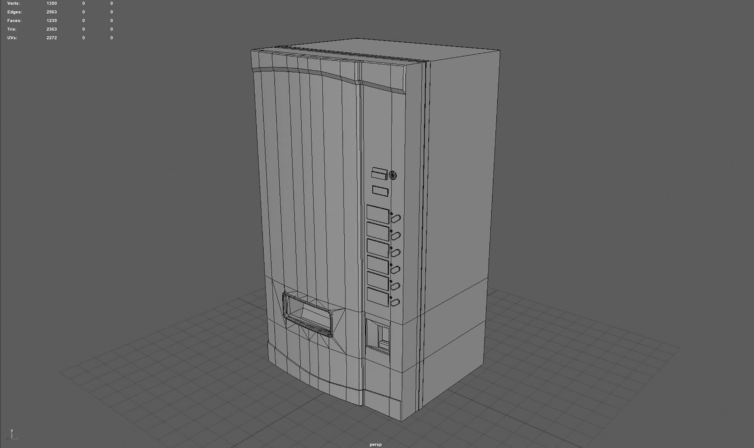 Vending Machine - 3D Model by sanchiesp