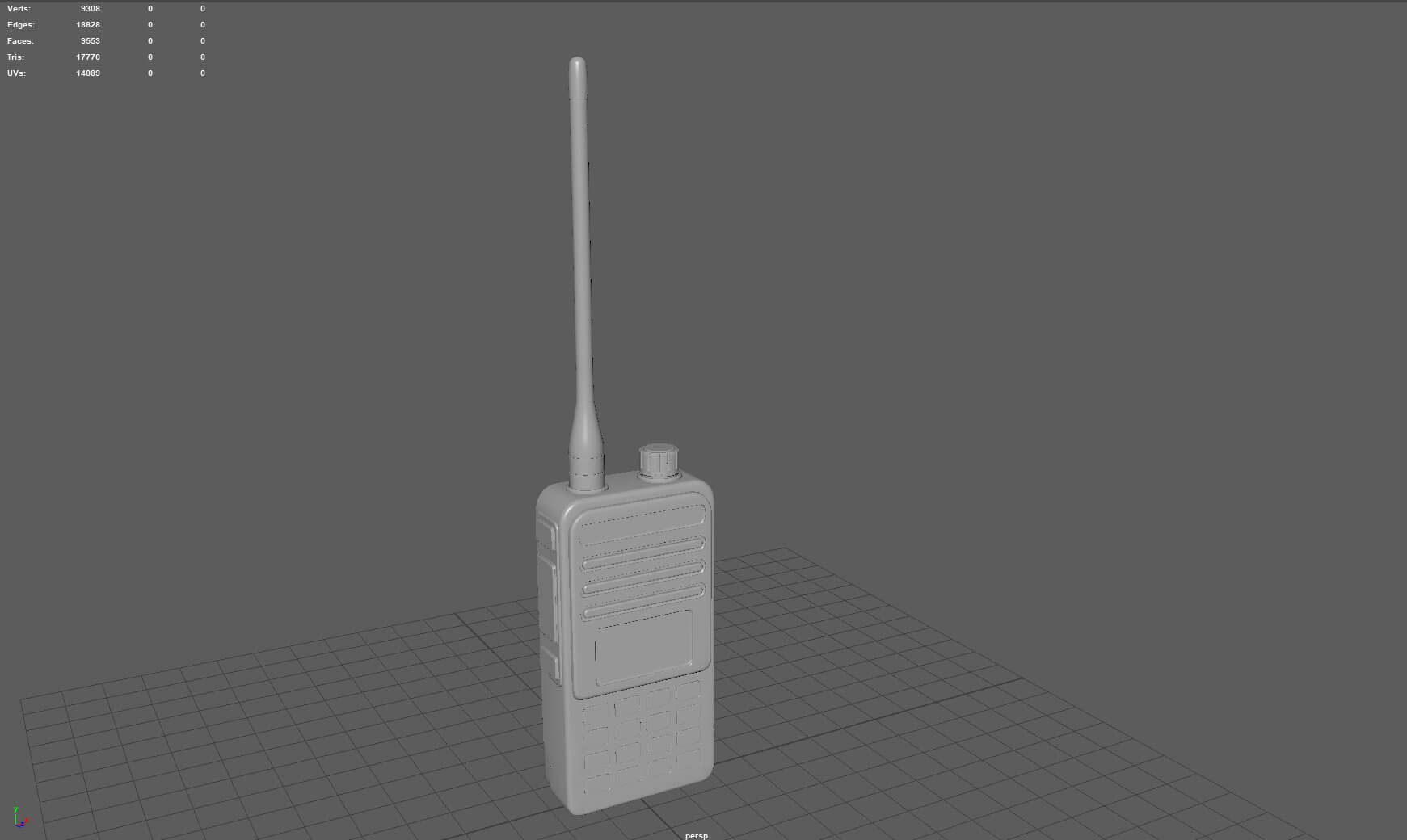 Walkie Talkie Professional - 3D Model by sanchiesp