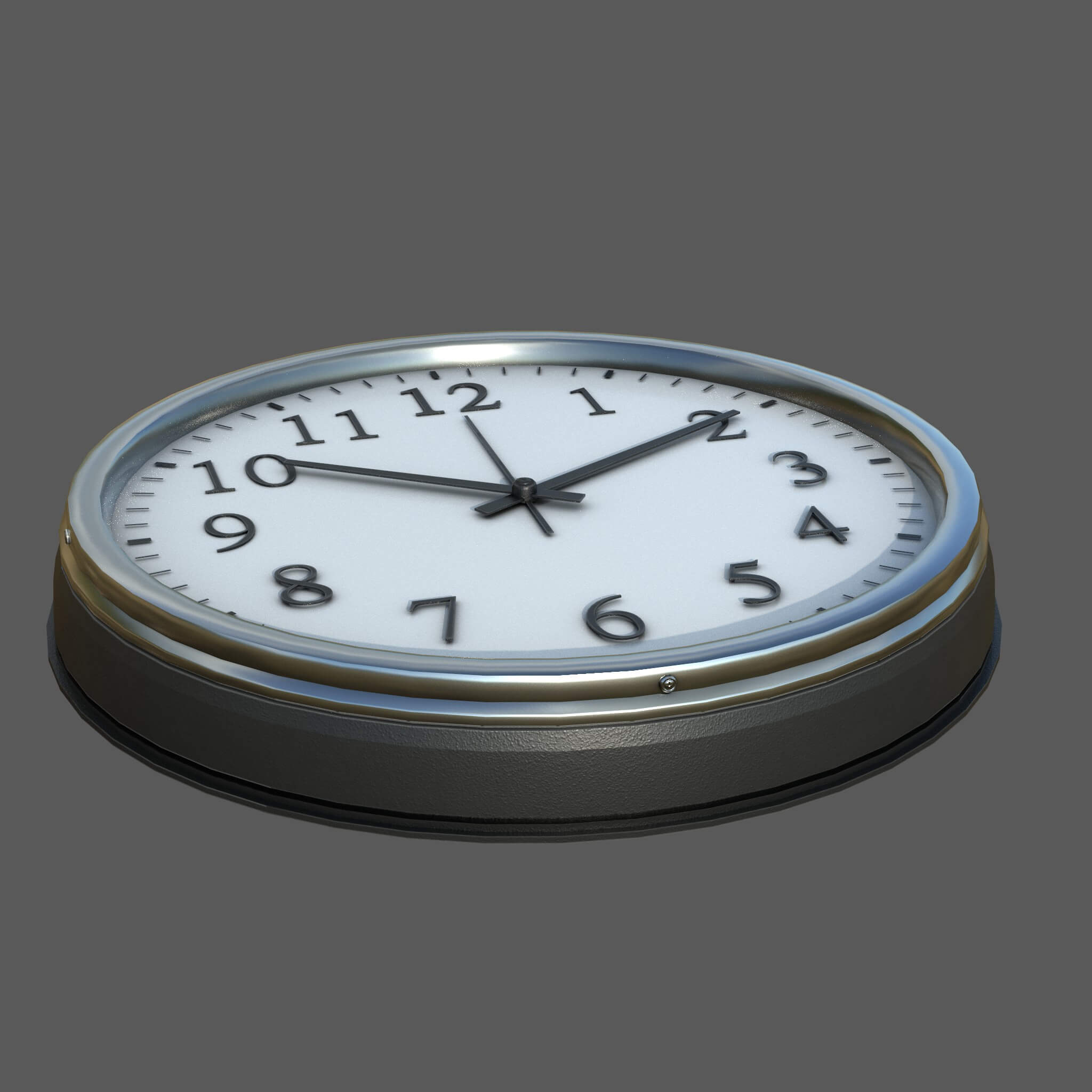 Realistic Wall Clock - 3D Model by sanchiesp