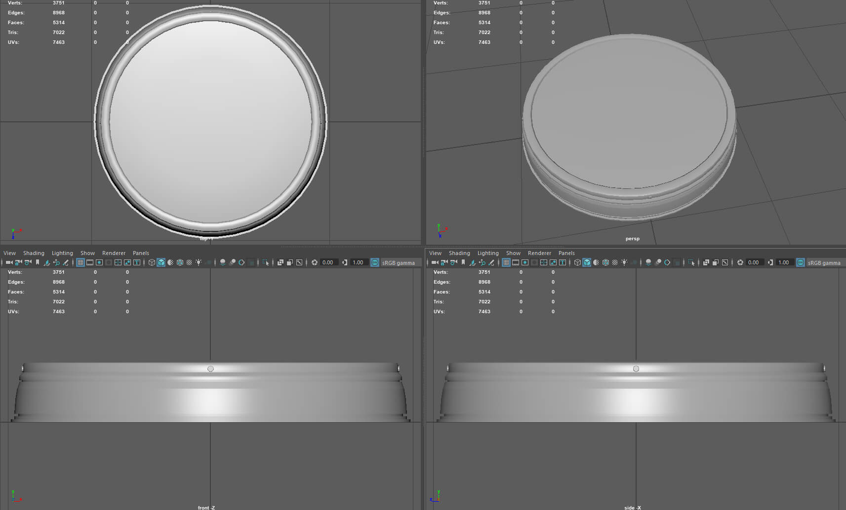 Realistic Wall Clock 3d Model By Sanchiesp 