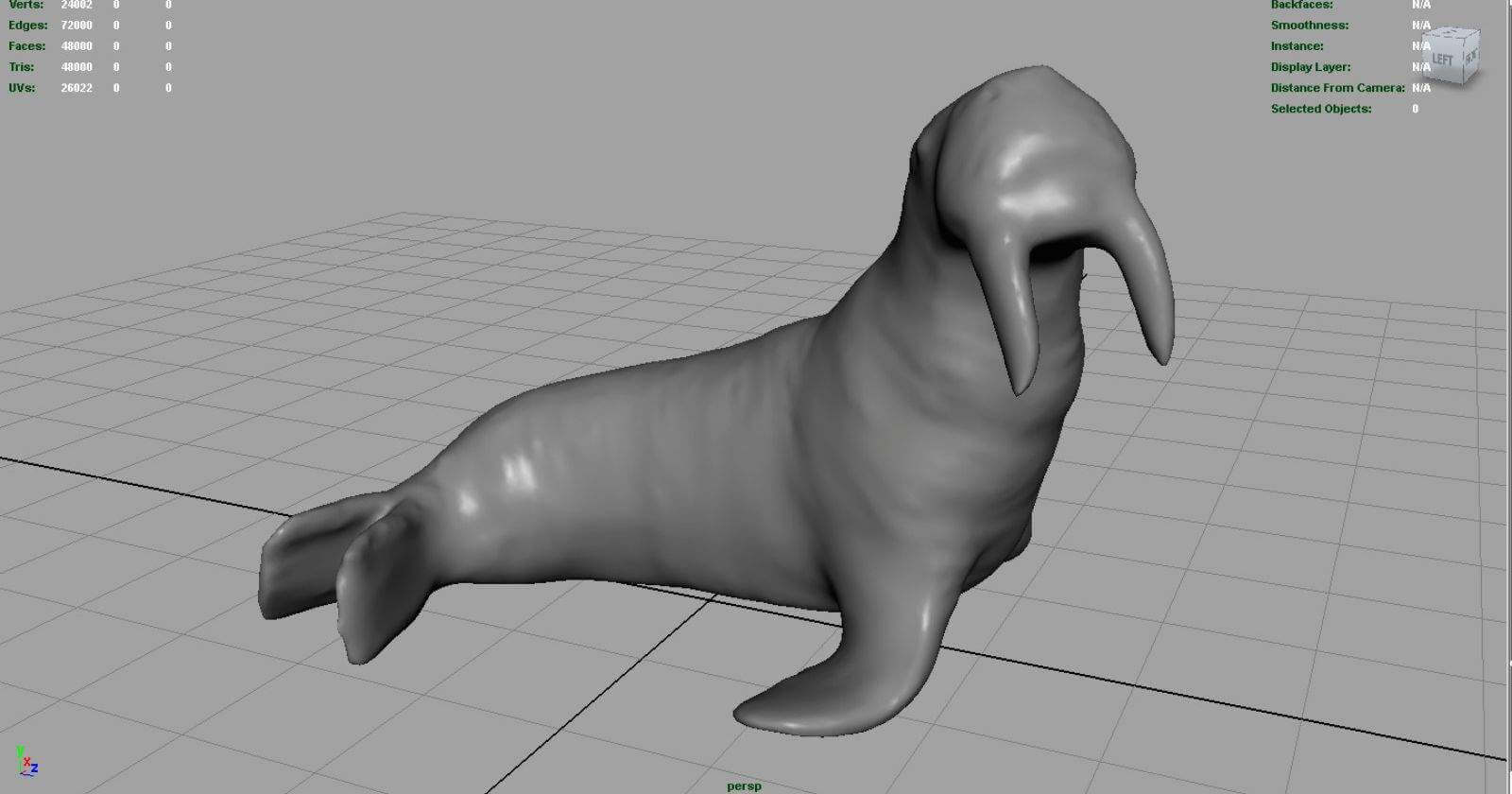 Walrus - 3D Model by sanchiesp