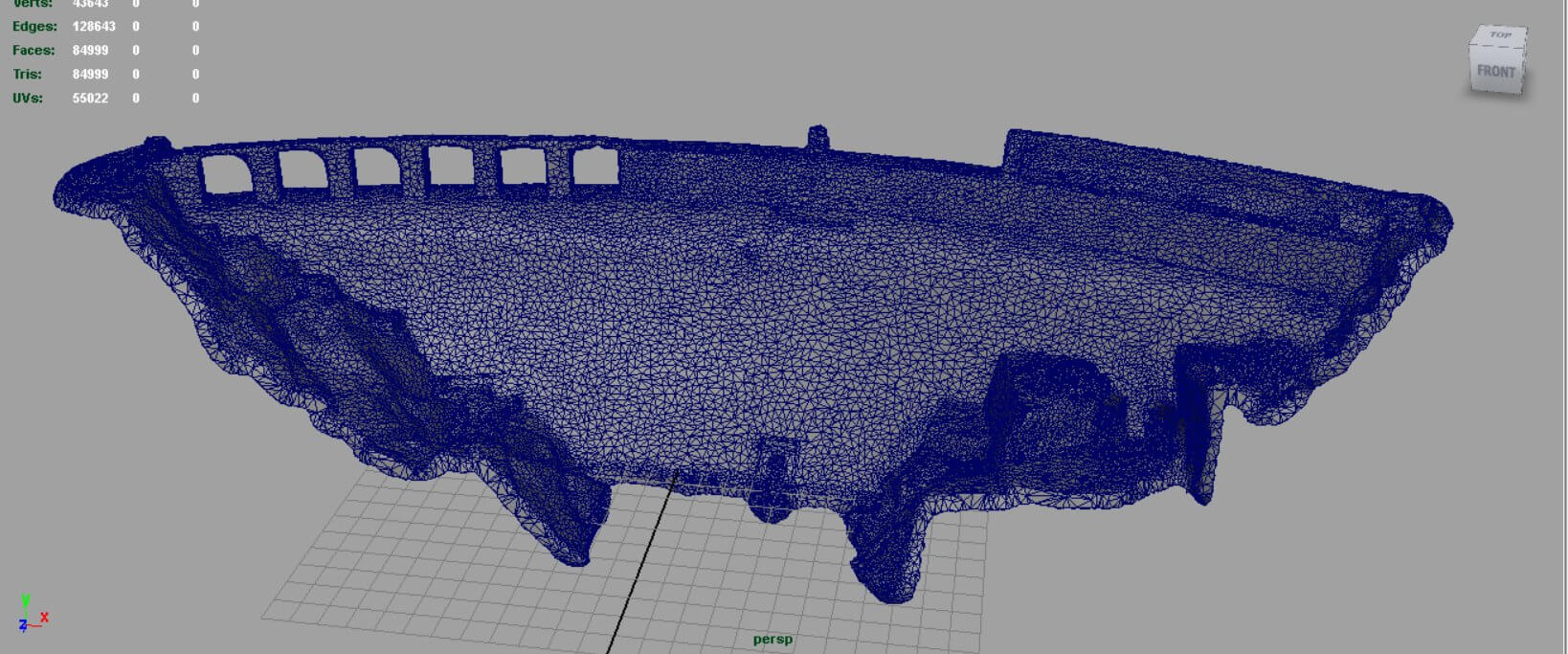 Water Dam - 3D Model by sanchiesp