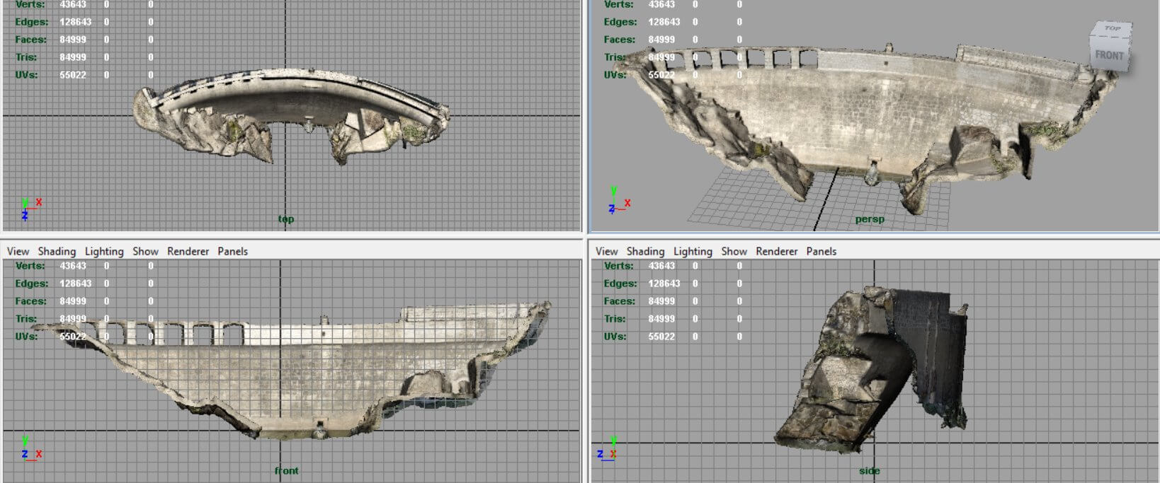 Water Dam - 3D Model by sanchiesp