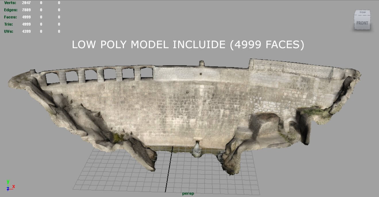 Water Dam - 3D Model by sanchiesp