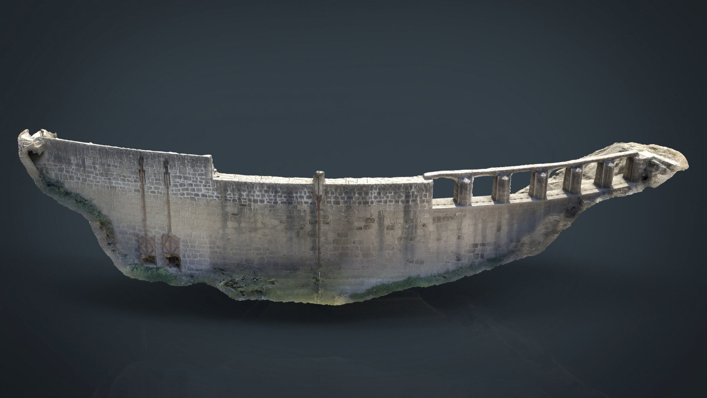 Water Dam - 3D Model by sanchiesp