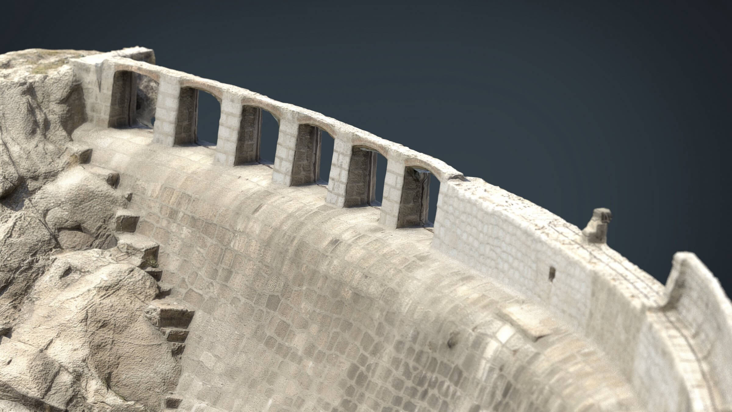 Water Dam - 3D Model by sanchiesp
