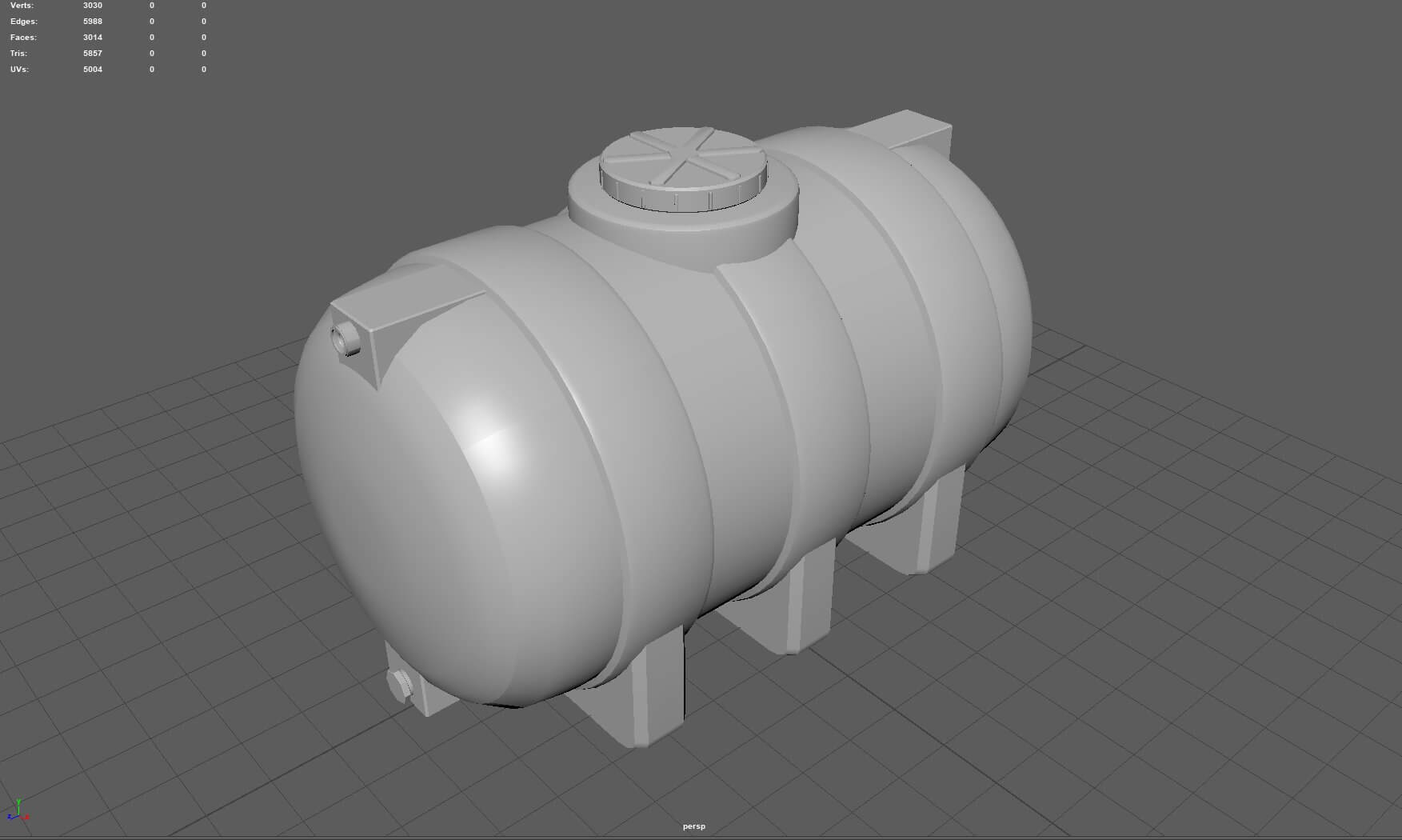 Water Tank - 3D Model by sanchiesp