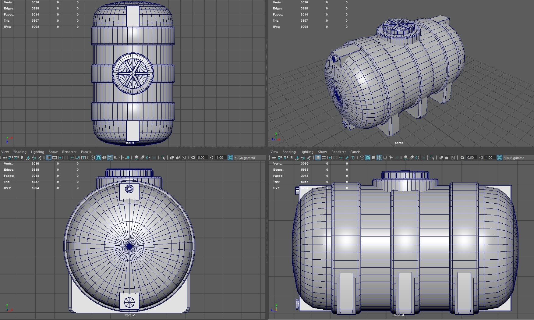 Water Tank - 3D Model by sanchiesp