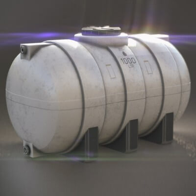 Water Tank - 3D Model by sanchiesp