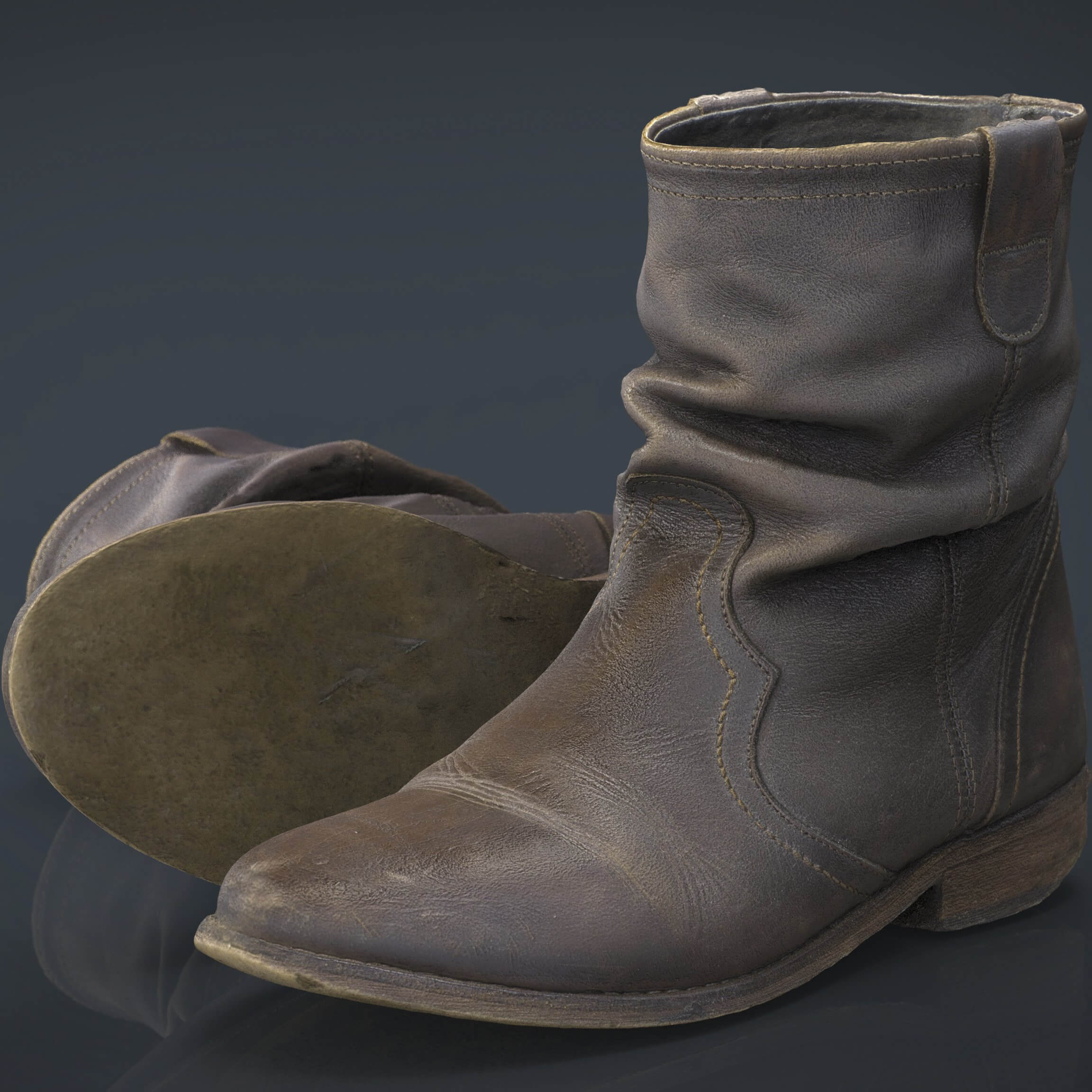 Women's Boots 2 - 3D Model by sanchiesp