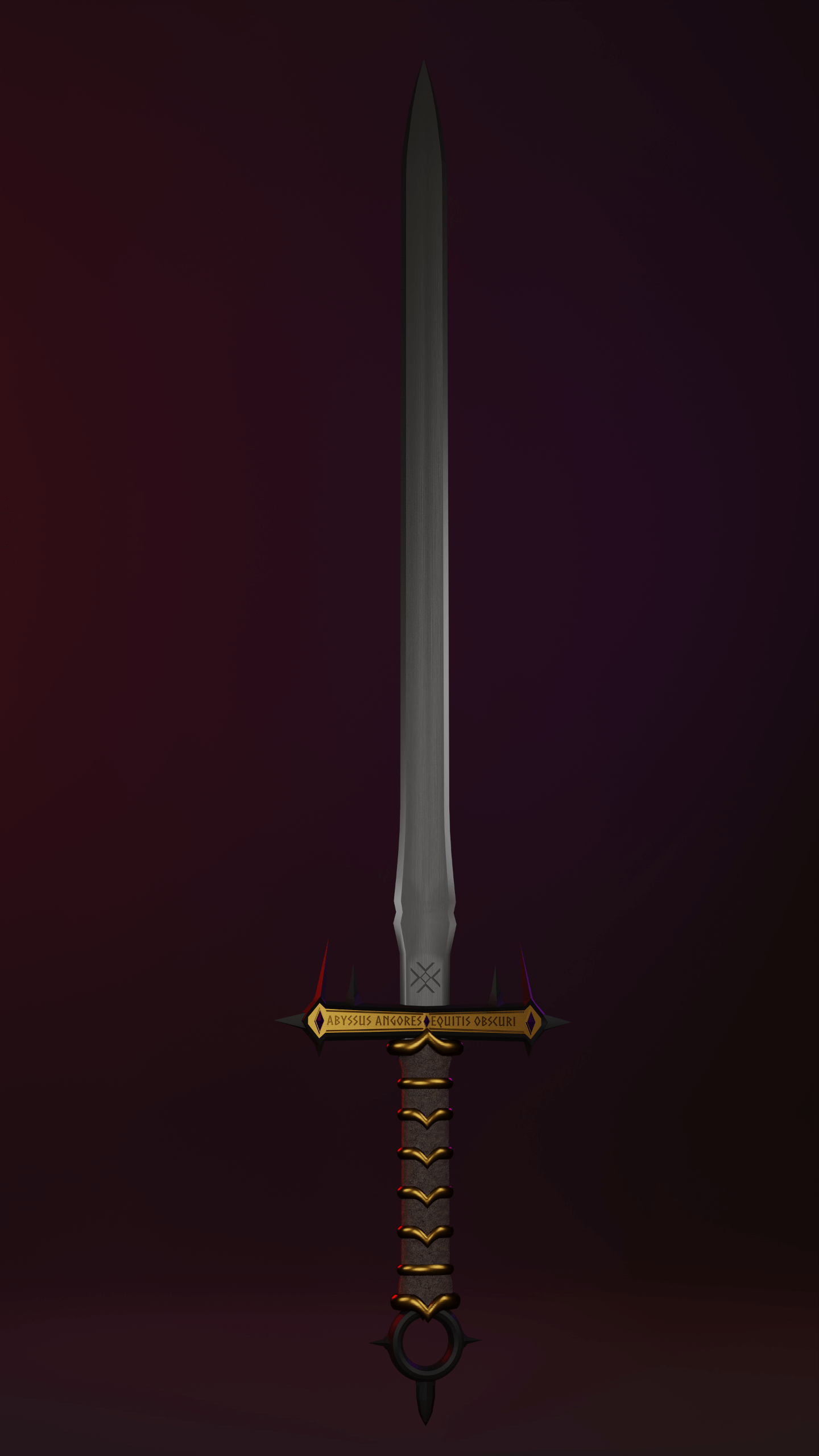 Fantacy Medieval Sword 3D Render, Digital Art by Sandro_JV