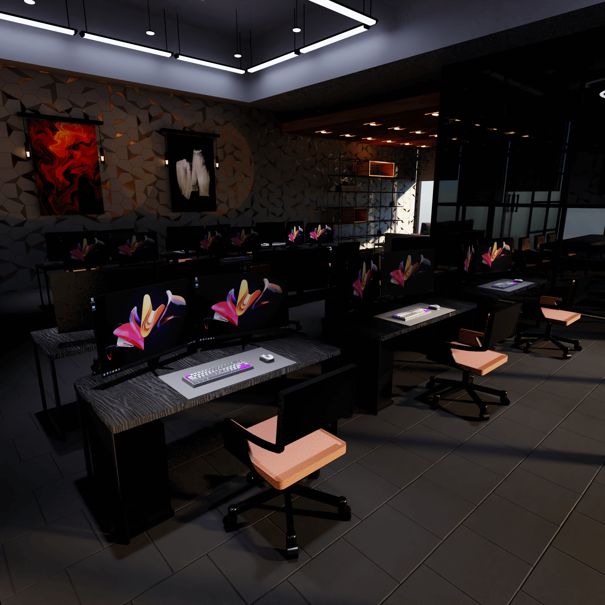 Developer Office Project (Reworked Lights) 3D Render by Sandro_JV